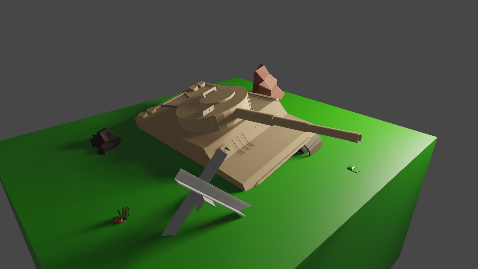 ArtStation - Abandoned Tank