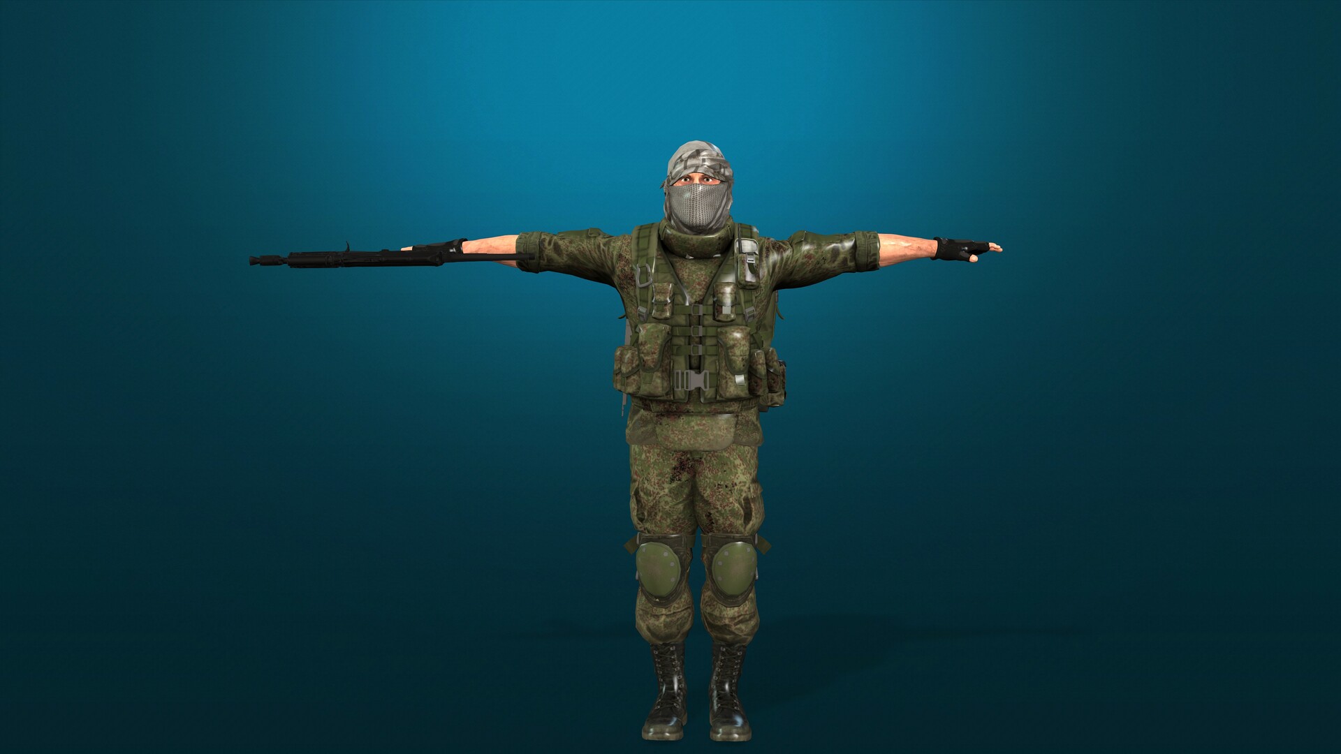 ArtStation - Realistic Soldier game character-11