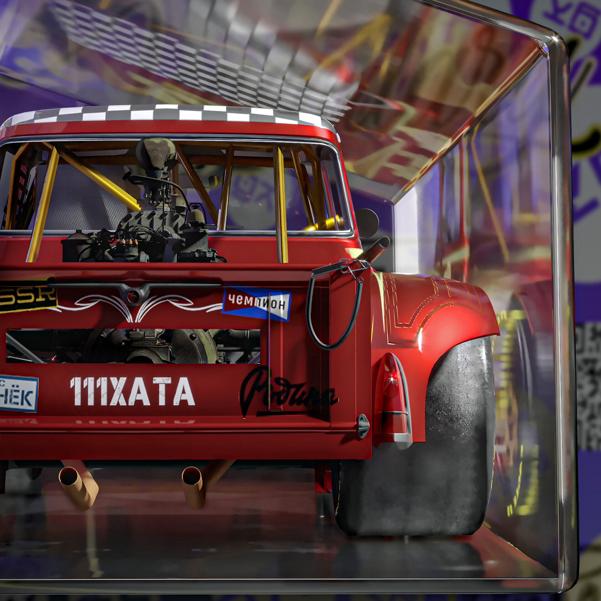 ArtStation - Gaz 21 Volga Race Car (Scaro Paintjob)