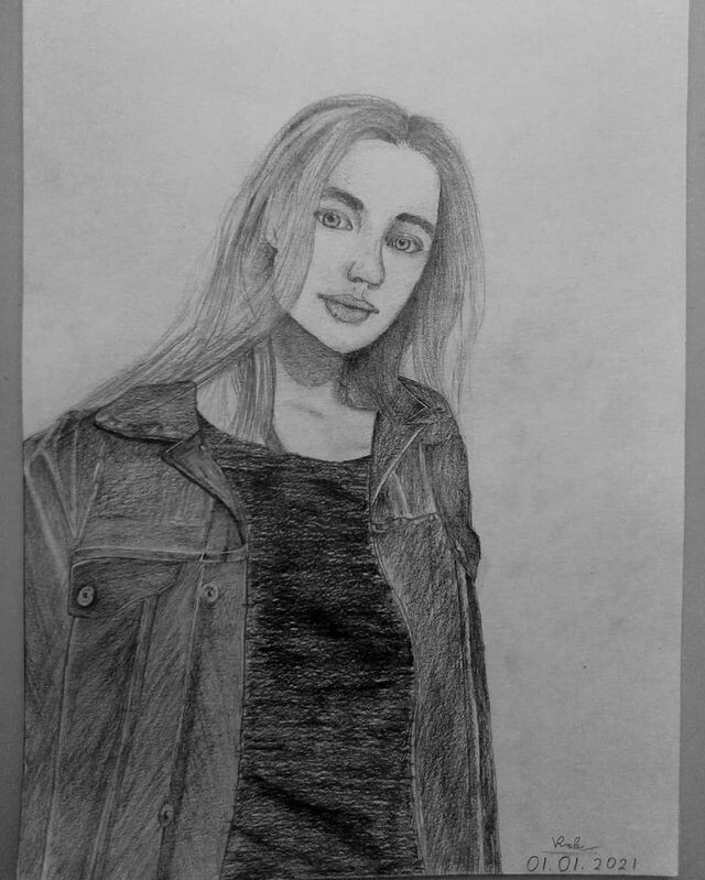 ArtStation - Portrait of my sister