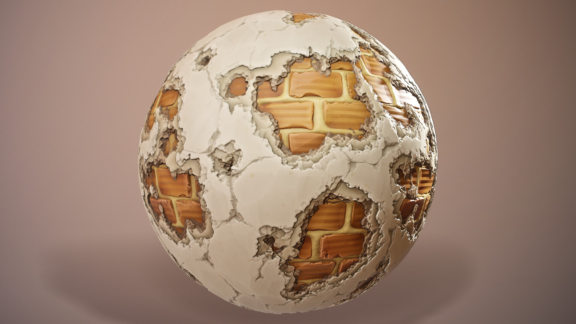 ArtStation - Destroyed Wall Material