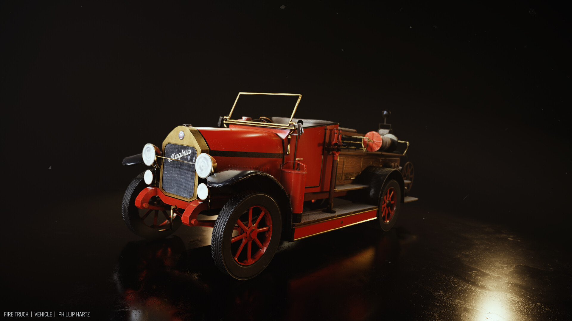 ArtStation - Old Fire Truck