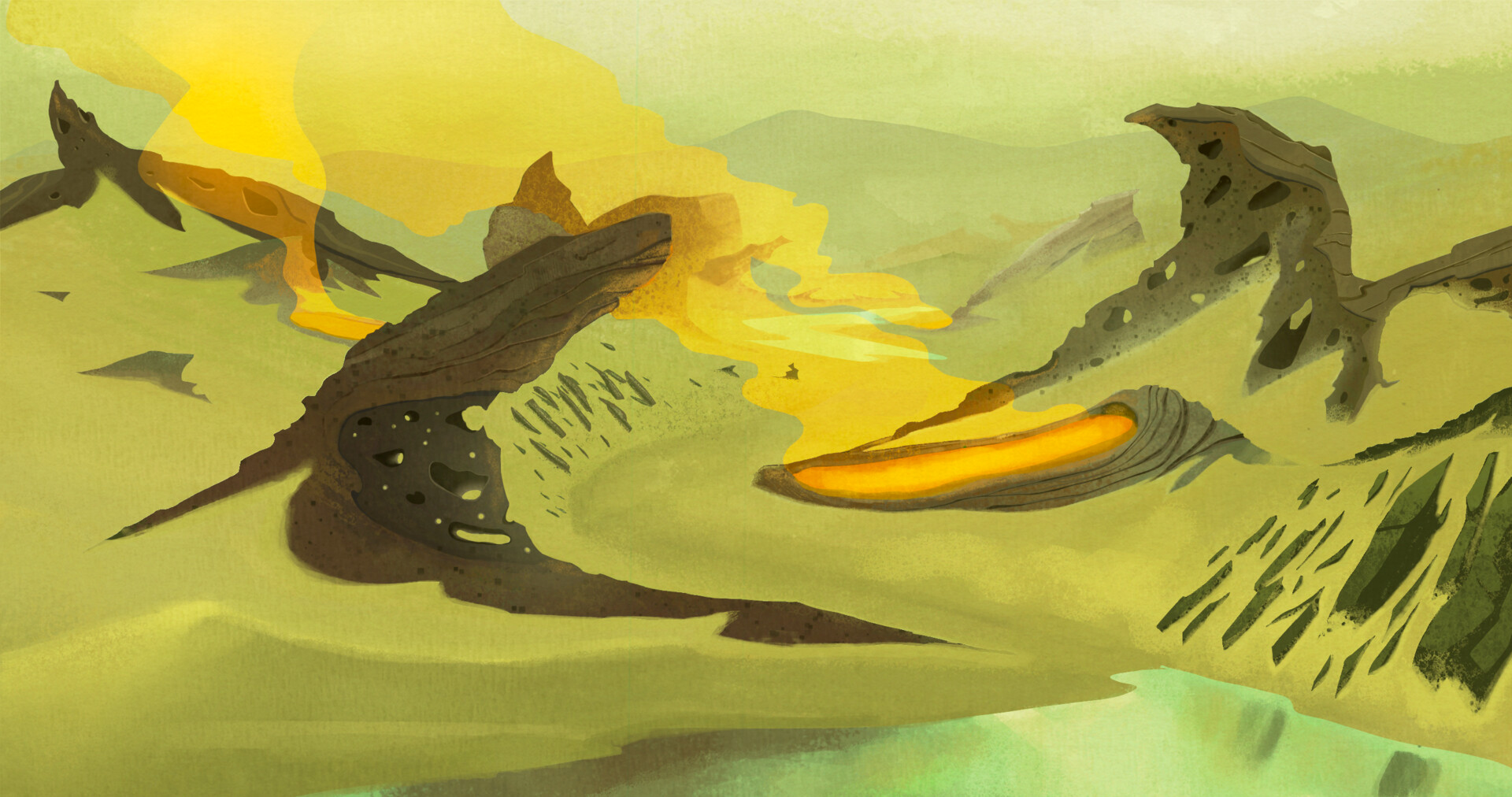 ArtStation - Athenor - Ash Desert