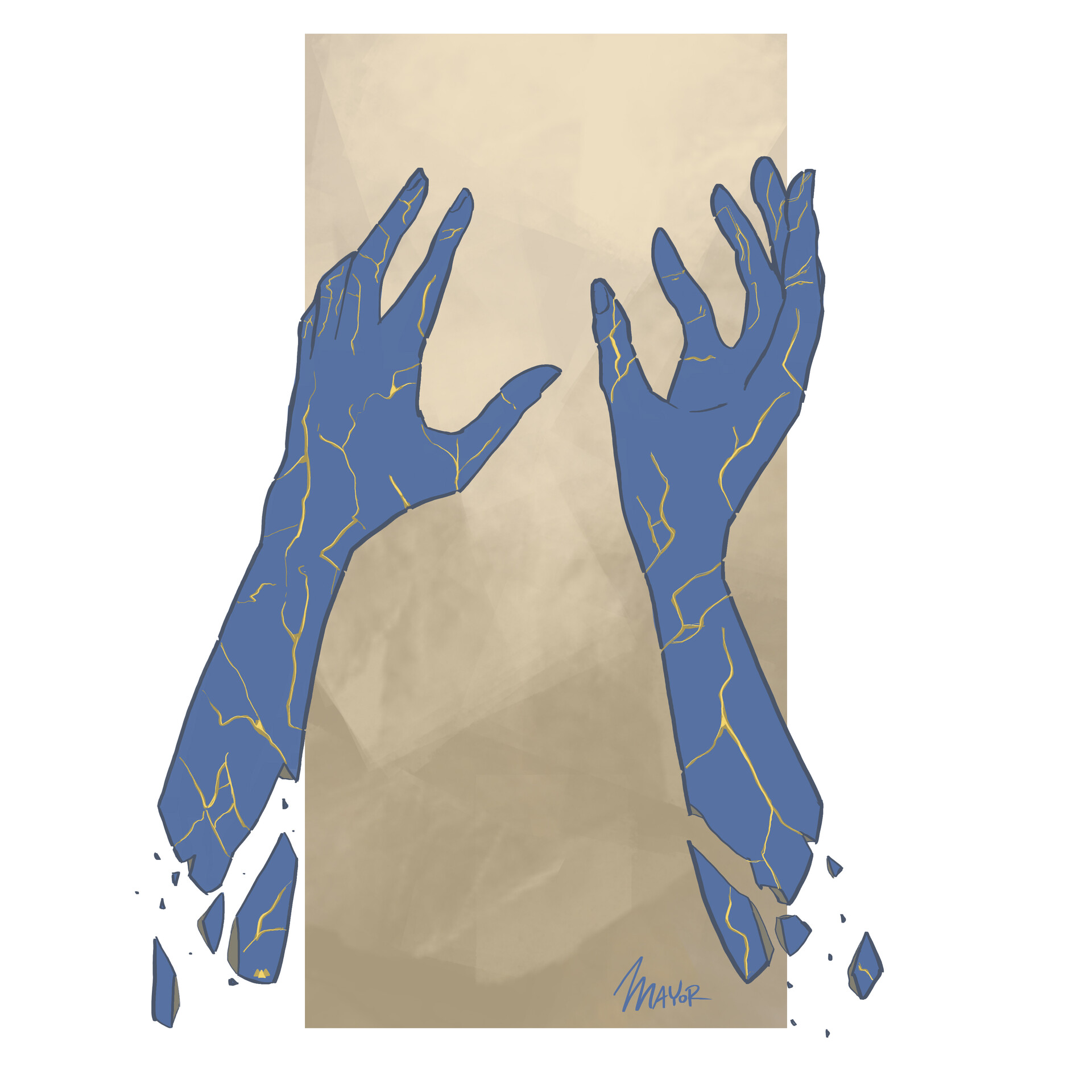 ArtStation - Reaching hands