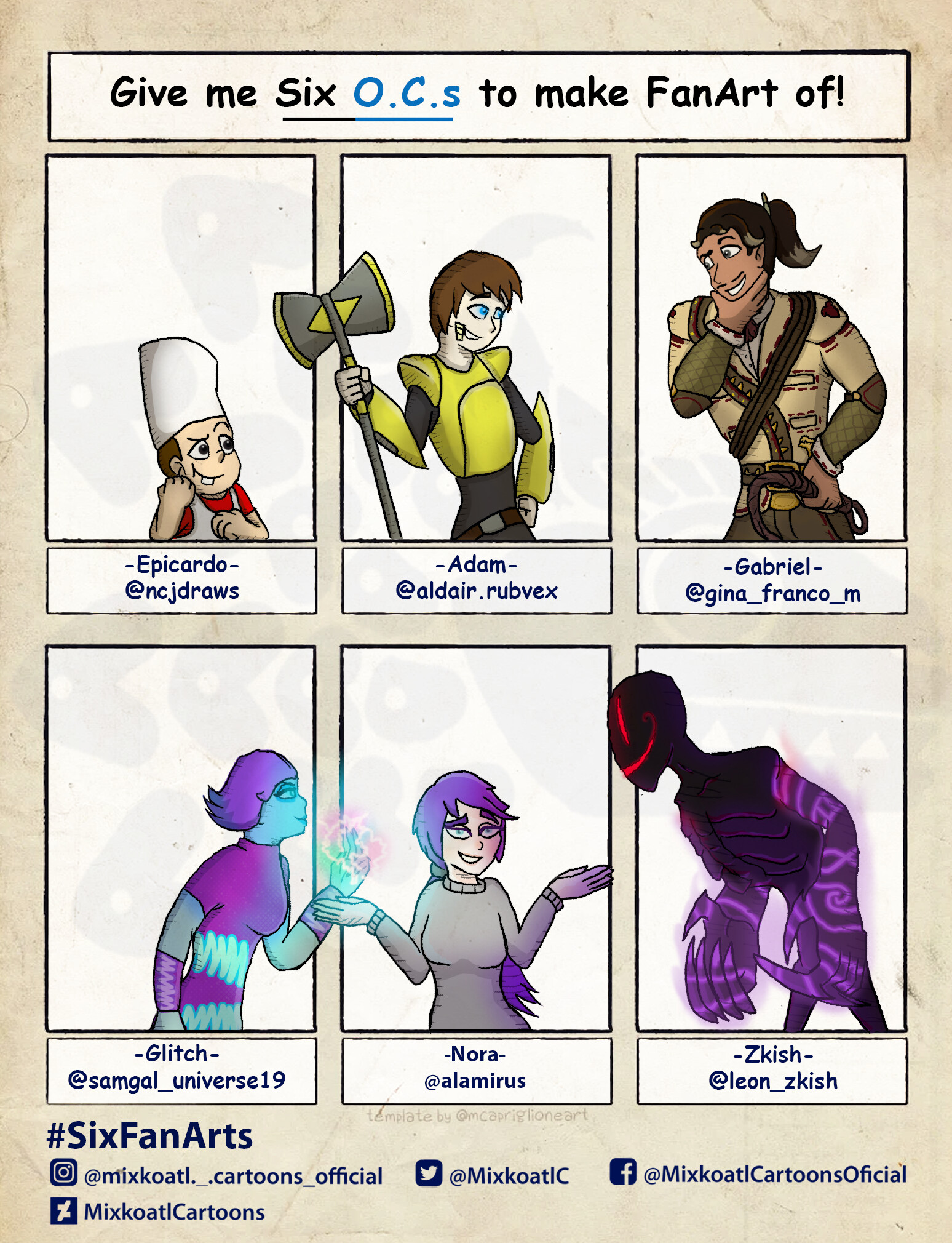 ArtStation - 1-SIX ORIGINAL Characters Challenge