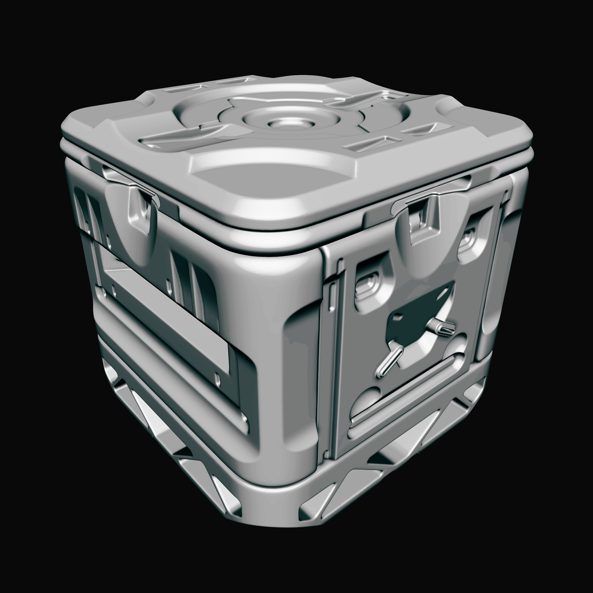 ArtStation - scifi box practice