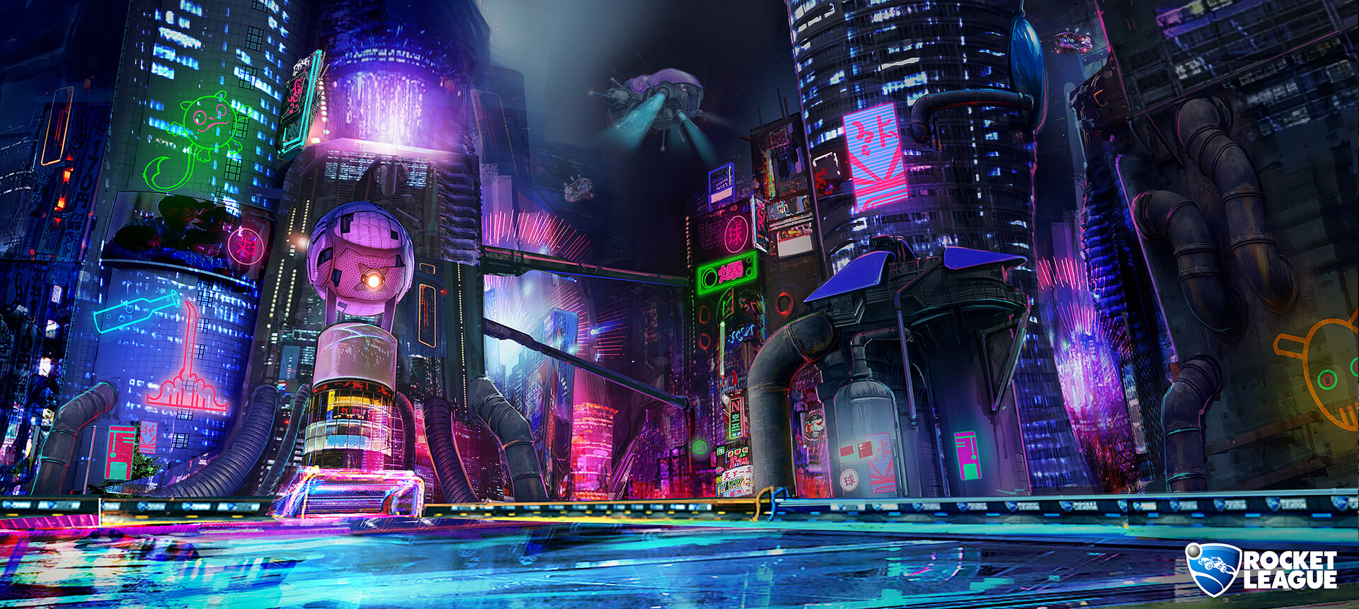 jason newhouse art - Rocket League - Neo Tokyo