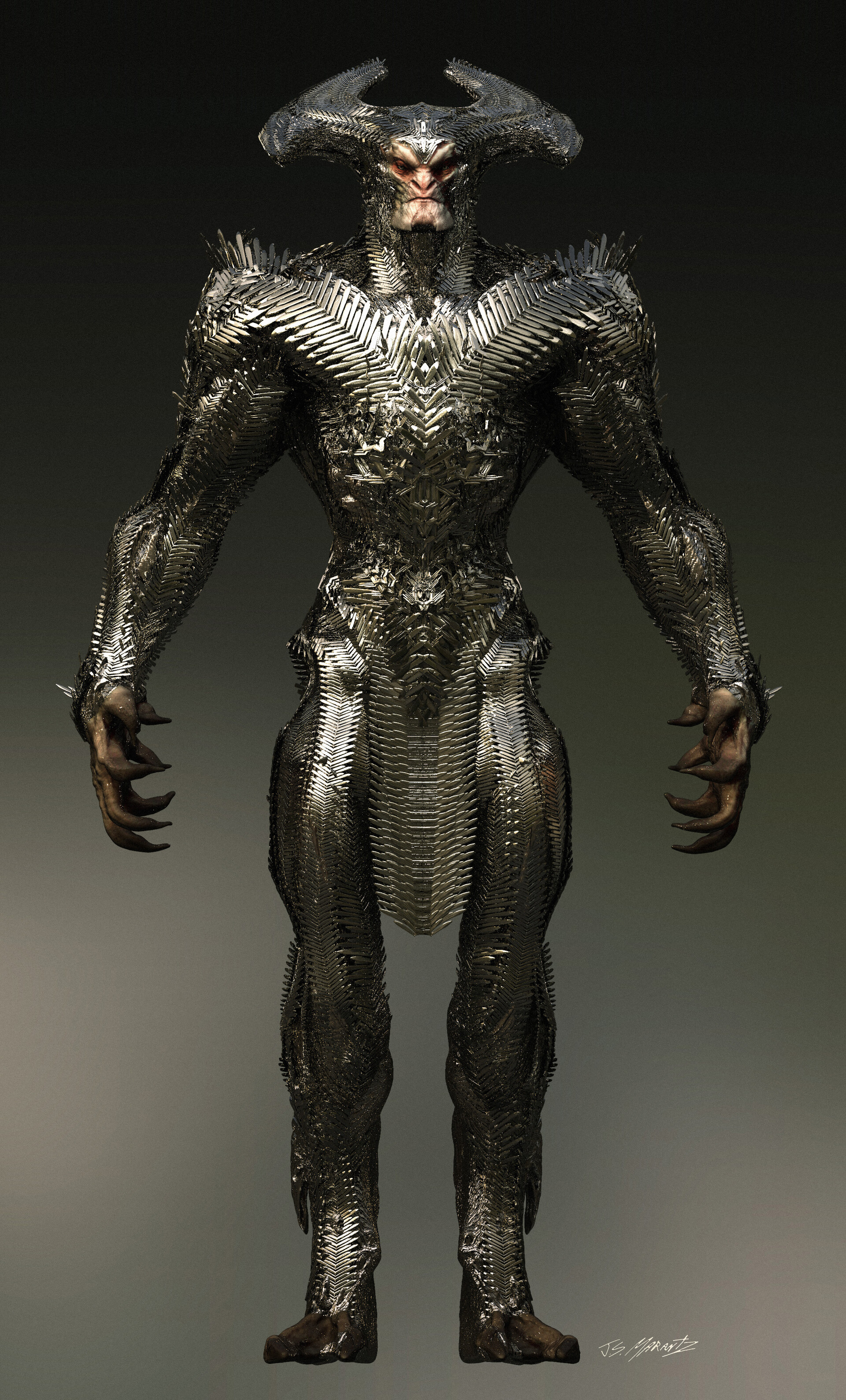 Jerad S. Marantz - Steppenwolf Concept Model for Zack Snyder's Justice ...