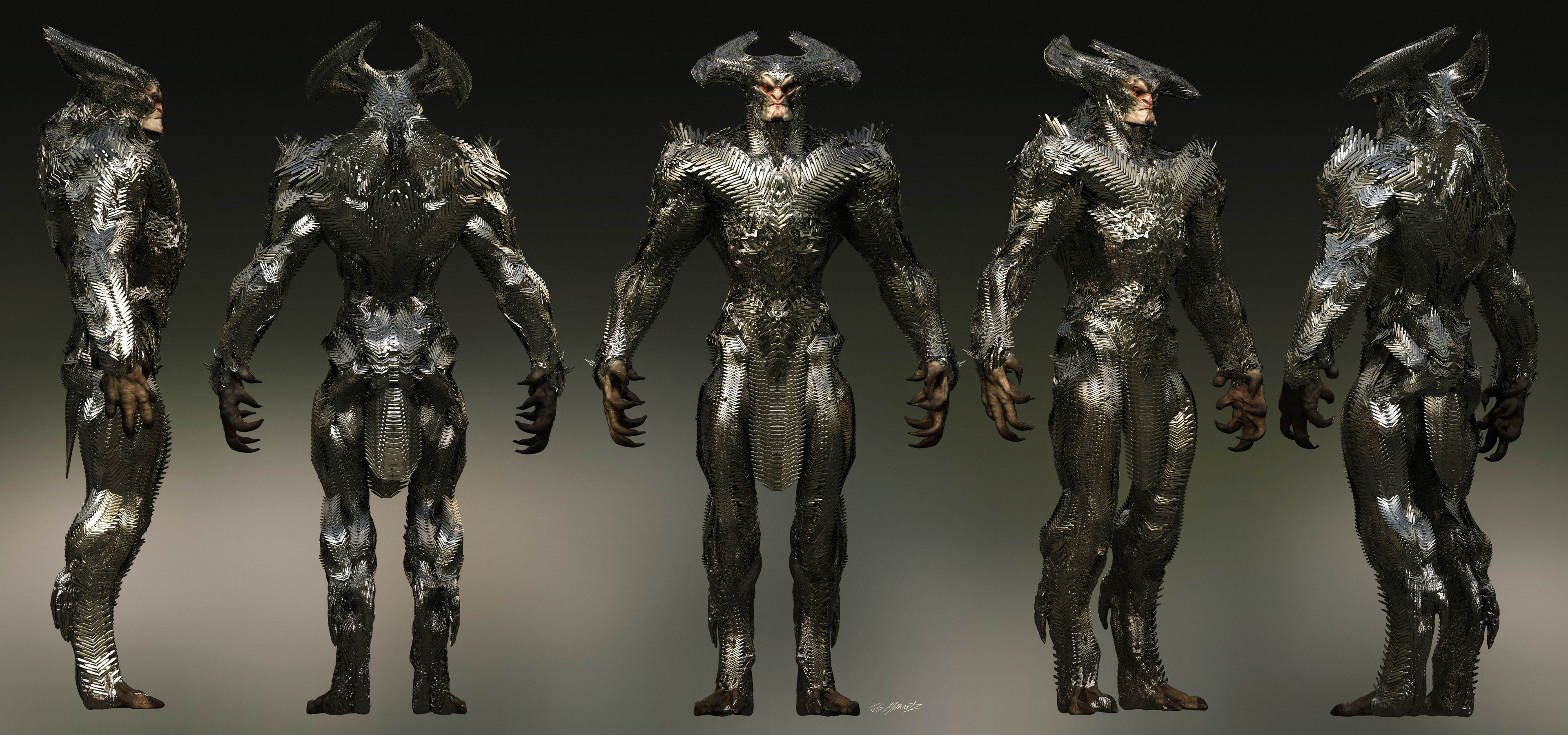 Jerad S. Marantz - Steppenwolf Concept Model for Zack Snyder's Justice League