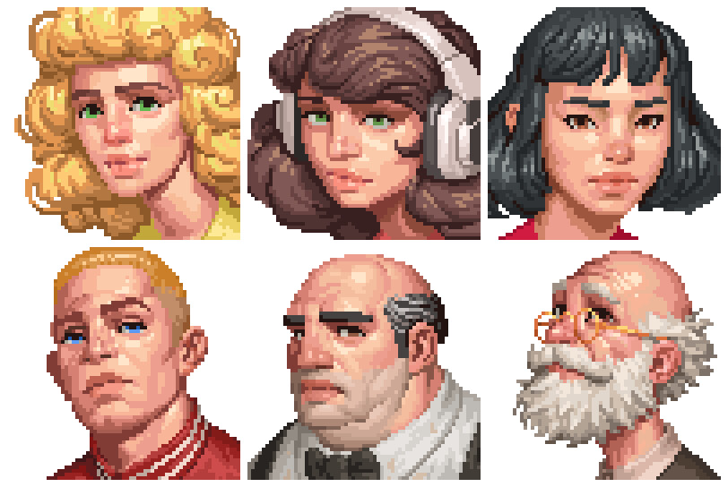 ArtStation - Pixel art avatars 1
