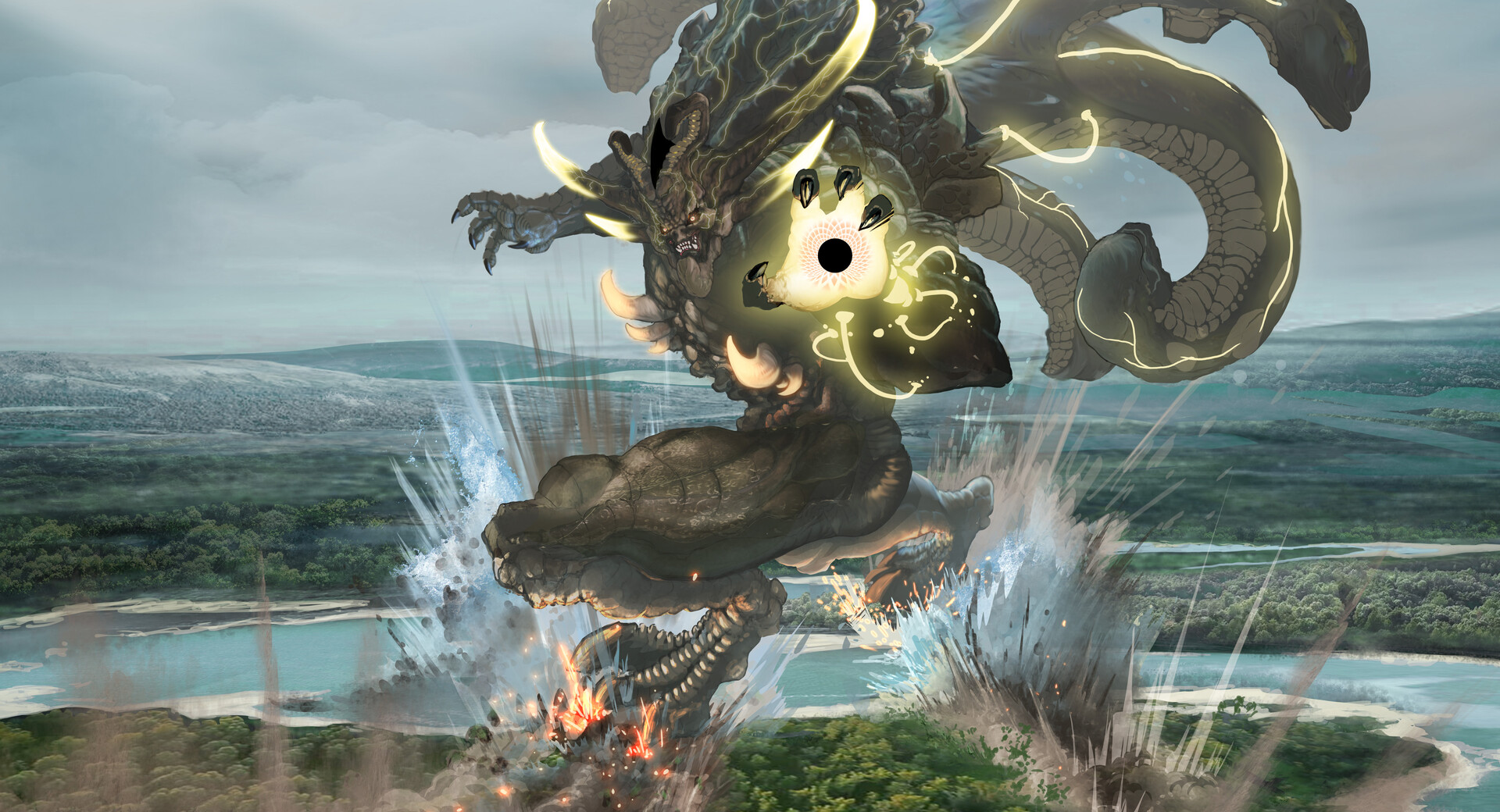 Marco Maccecchini - Rankor the Murky God of Evolution.