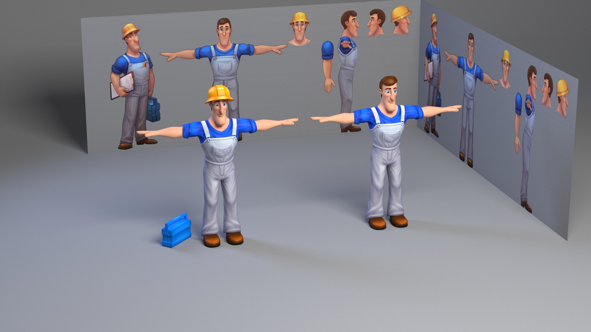 ArtStation - Character modelling task (for Playrix)