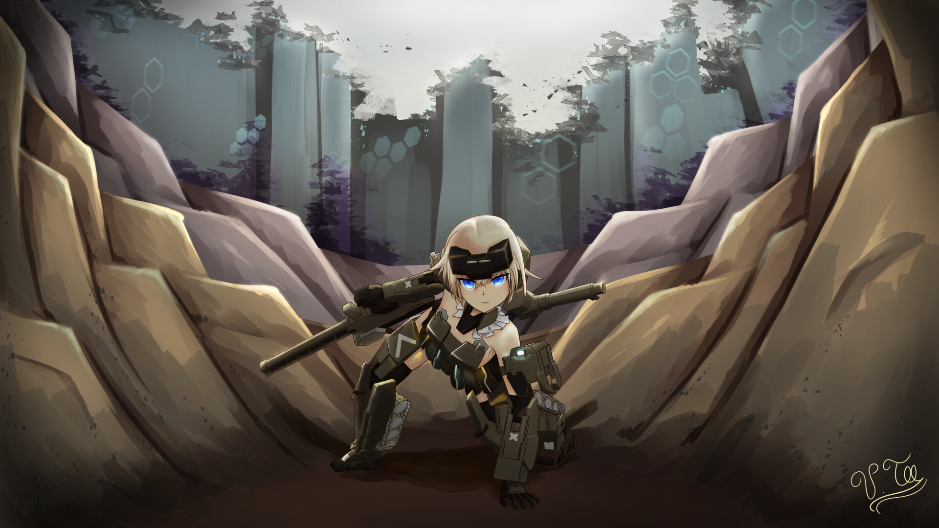 ArtStation - Frame Arms Girl - Gourai