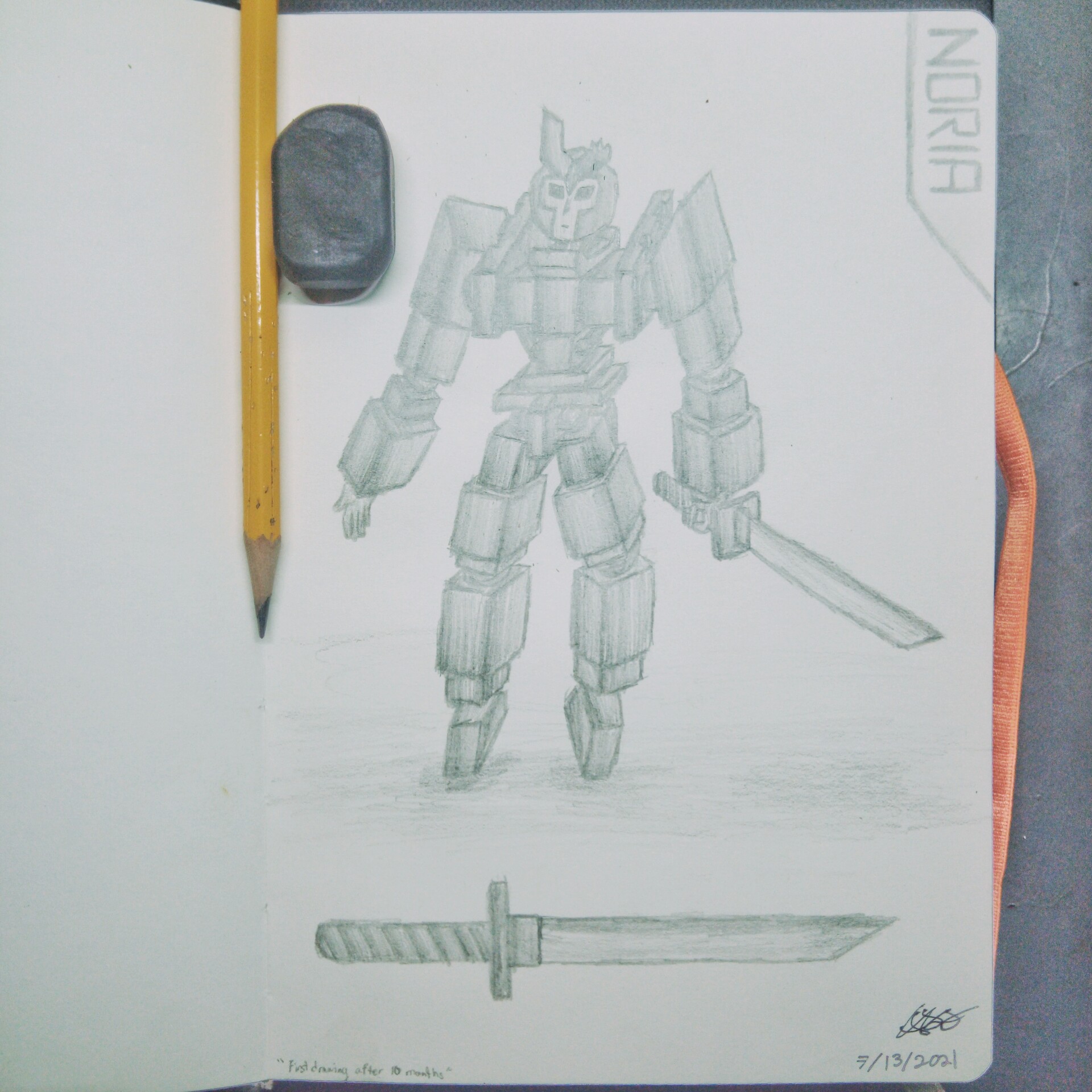 ArtStation - Mech Drawing - Noria