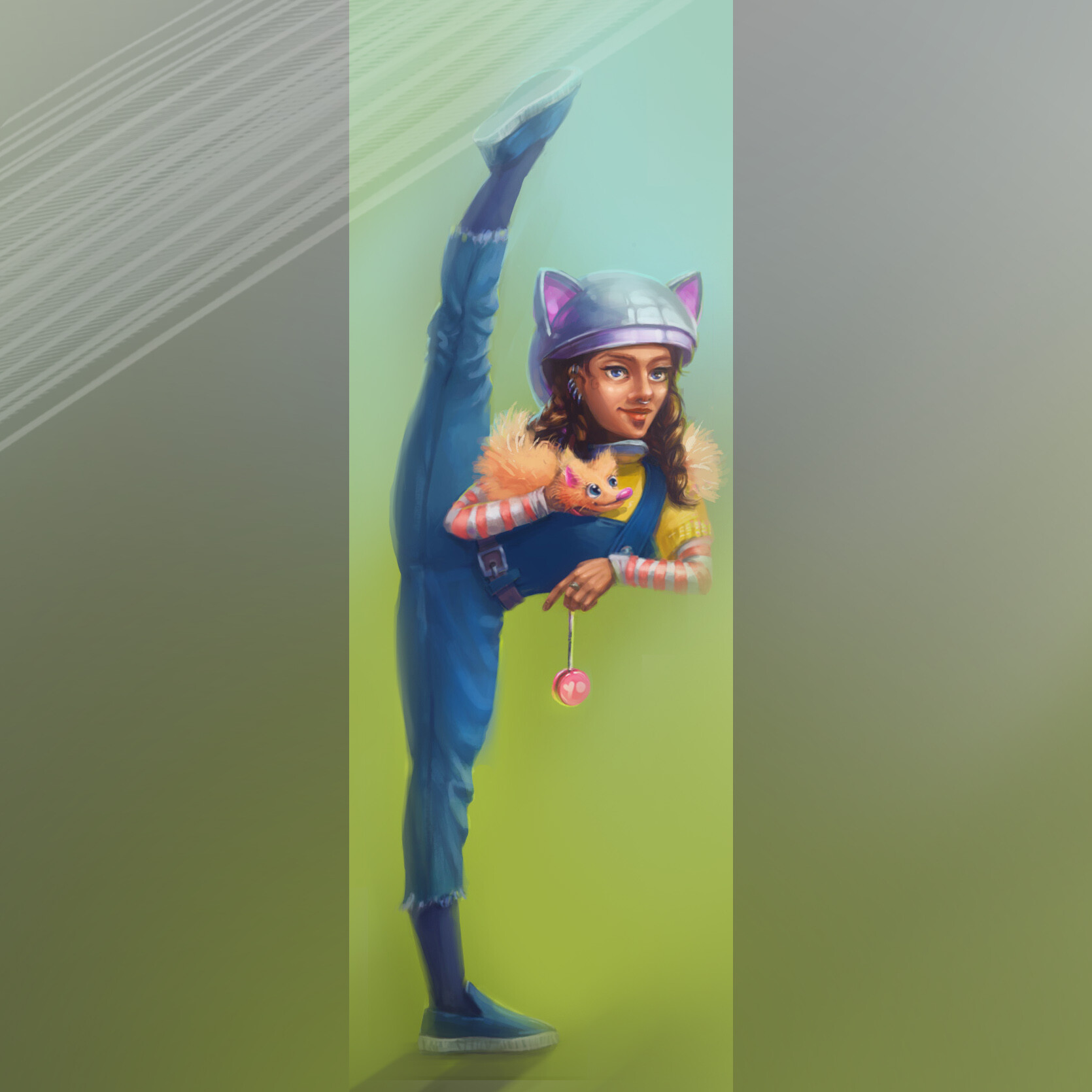 ArtStation - Biker in split character