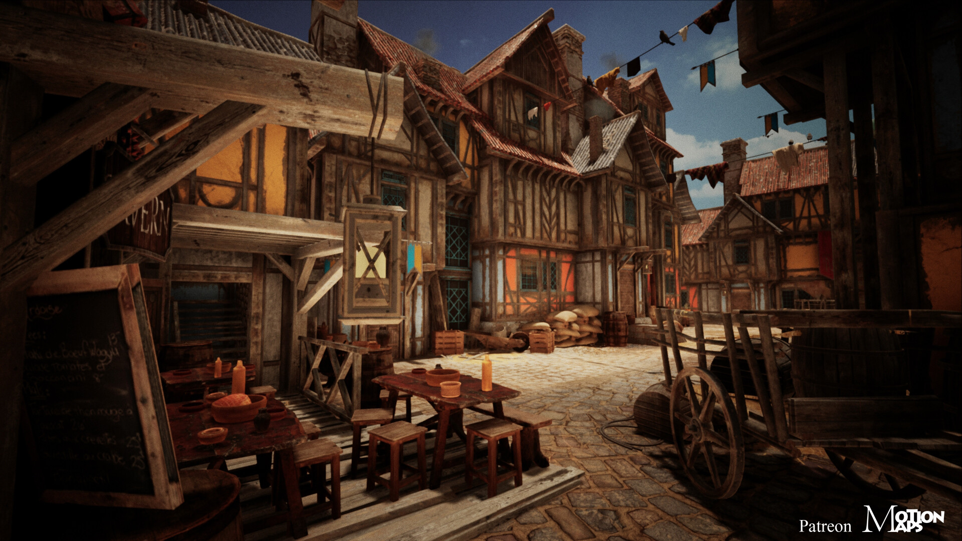 Motion Maps - Medieval Street