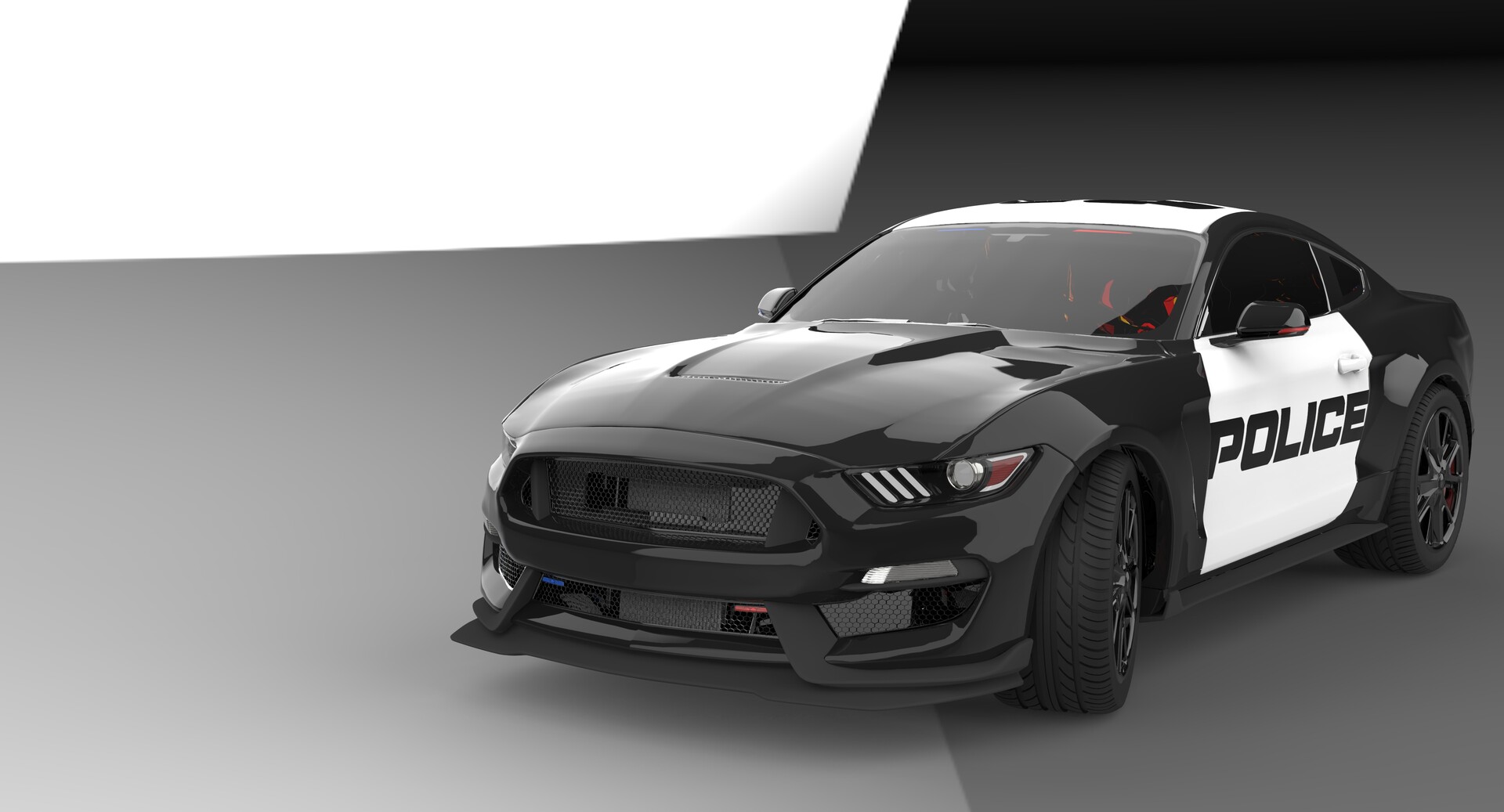 ArtStation - Mustang GT350 COP EDITION