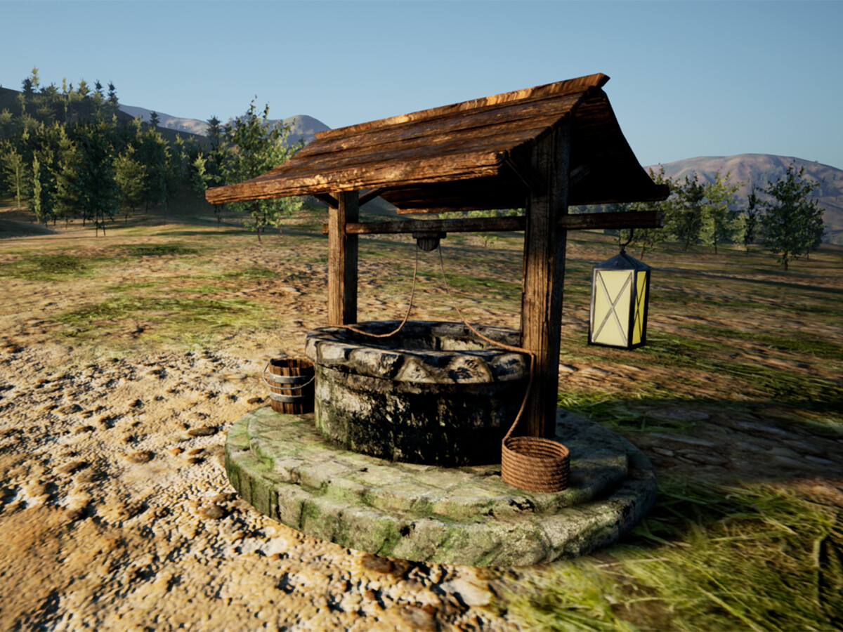 ArtStation - Medieval Well