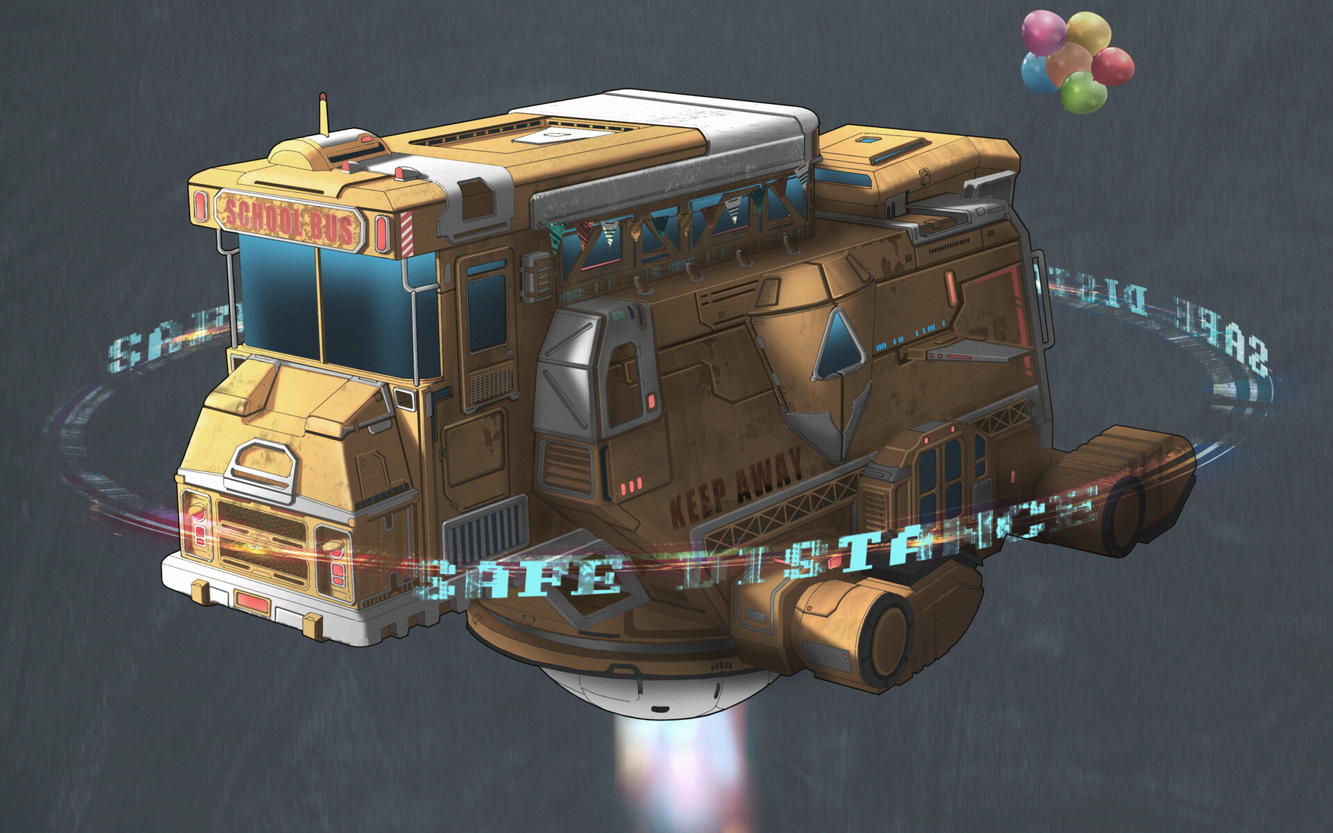 ArtStation - The school bus