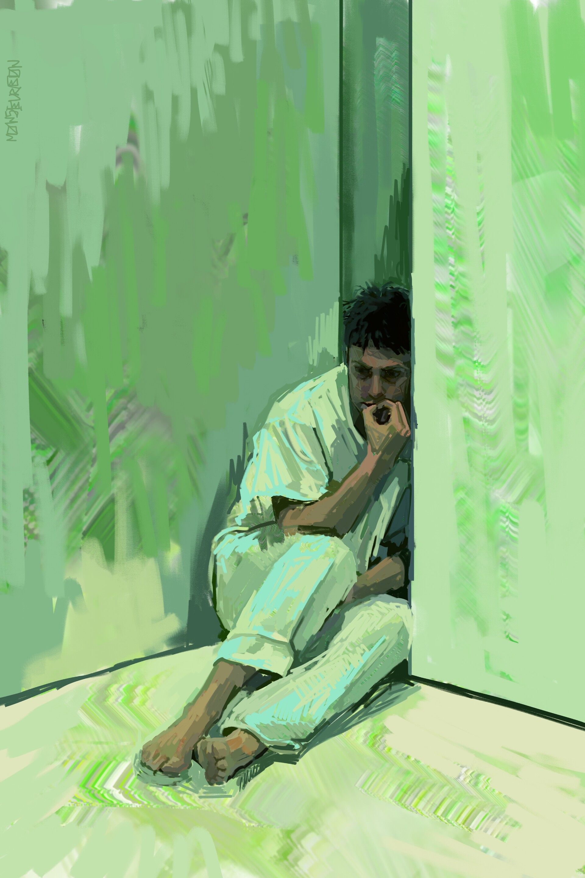 ArtStation - man is sad sometimes