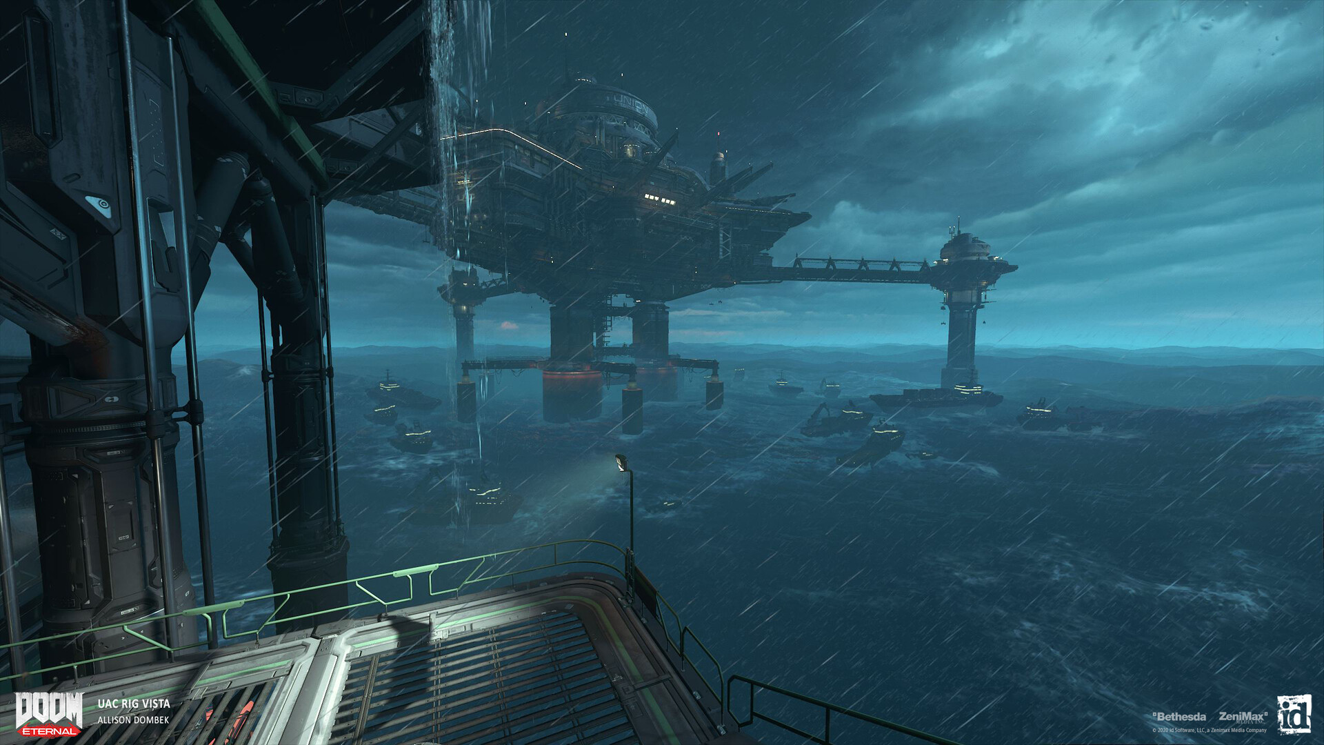 Allison Dombek - DOOM Eternal DLC - UAC Rig Opening Vista