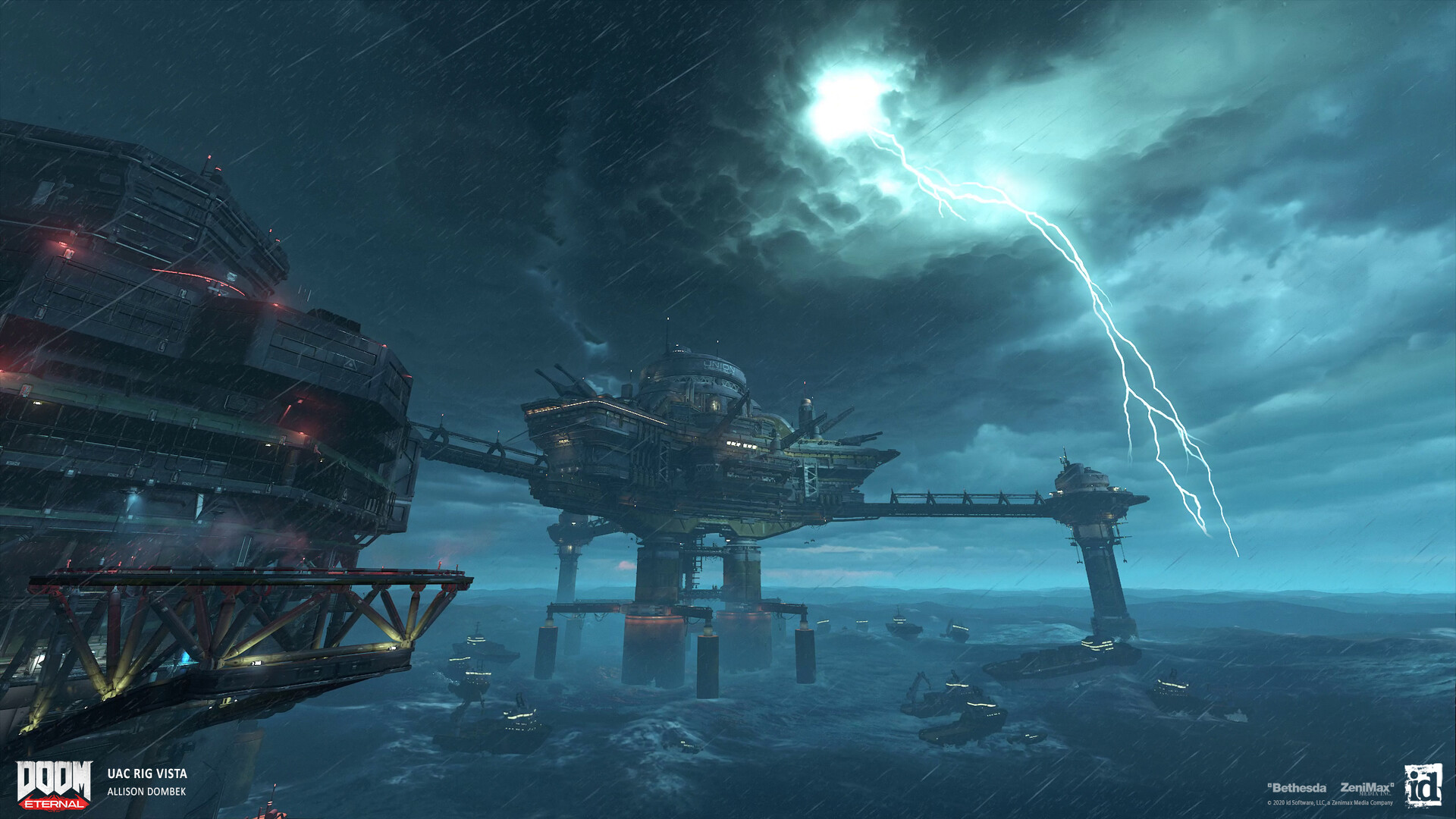 Allison Dombek - DOOM Eternal DLC - UAC Rig Opening Vista