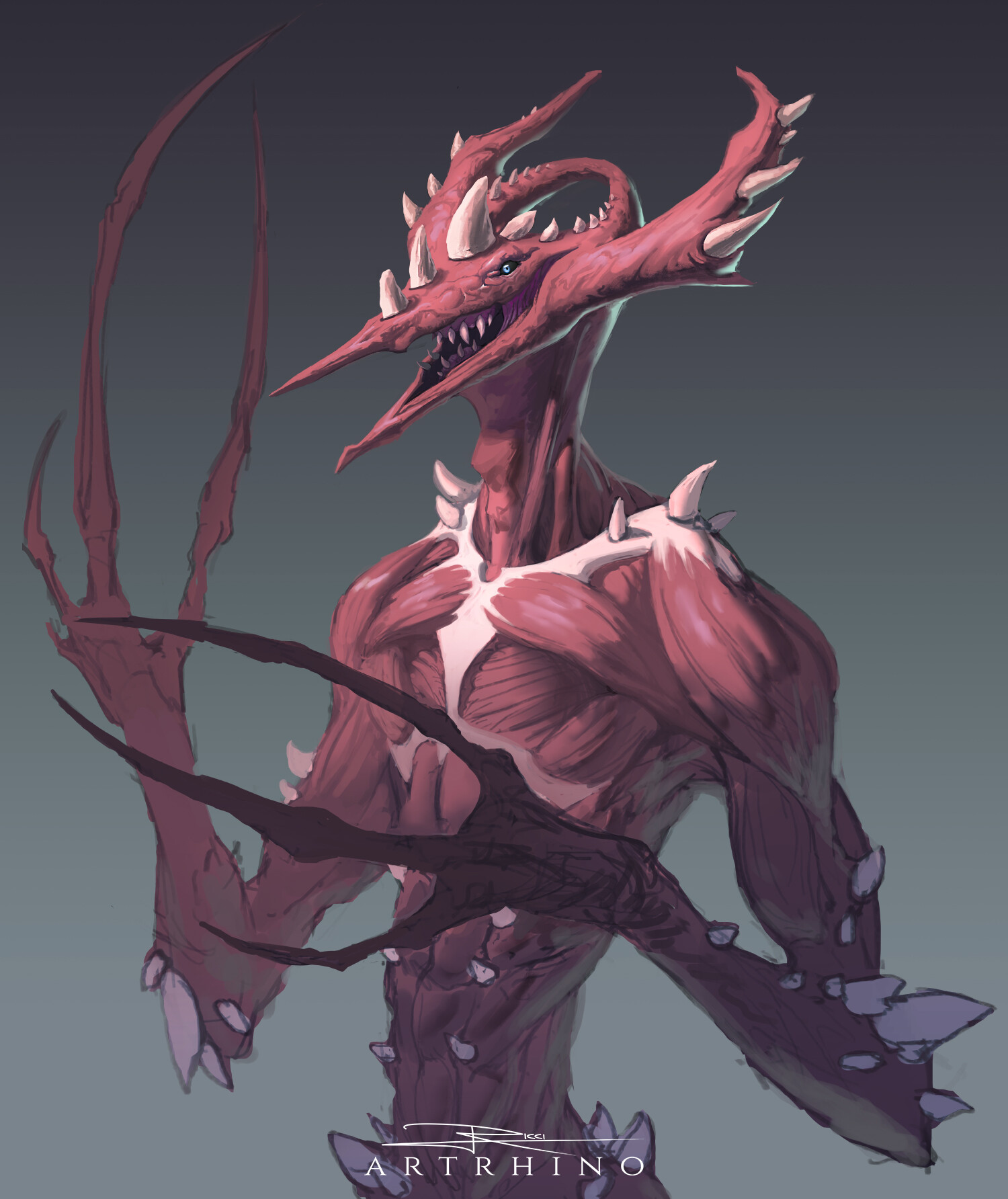 Thomas Ricci - Soldier of the Blood Moon - Sketch