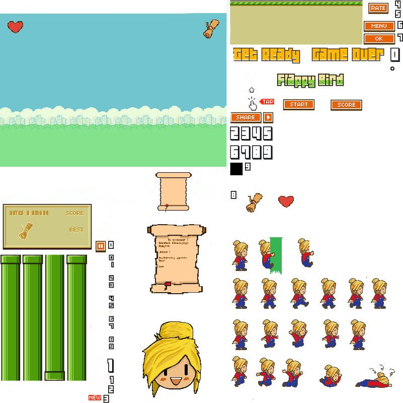 ArtStation - Flappie Game assets