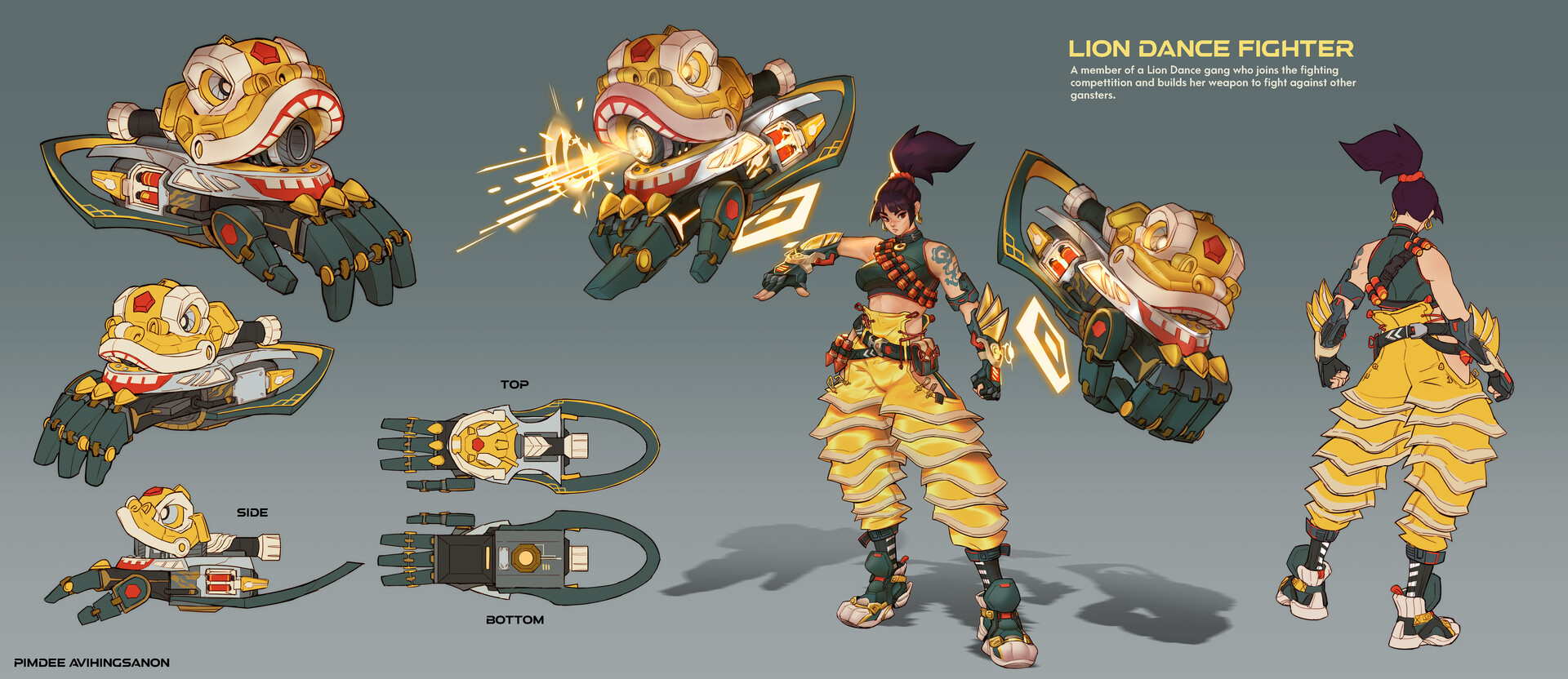Pimdee Avihingsanon - Lion-Dance Fighter