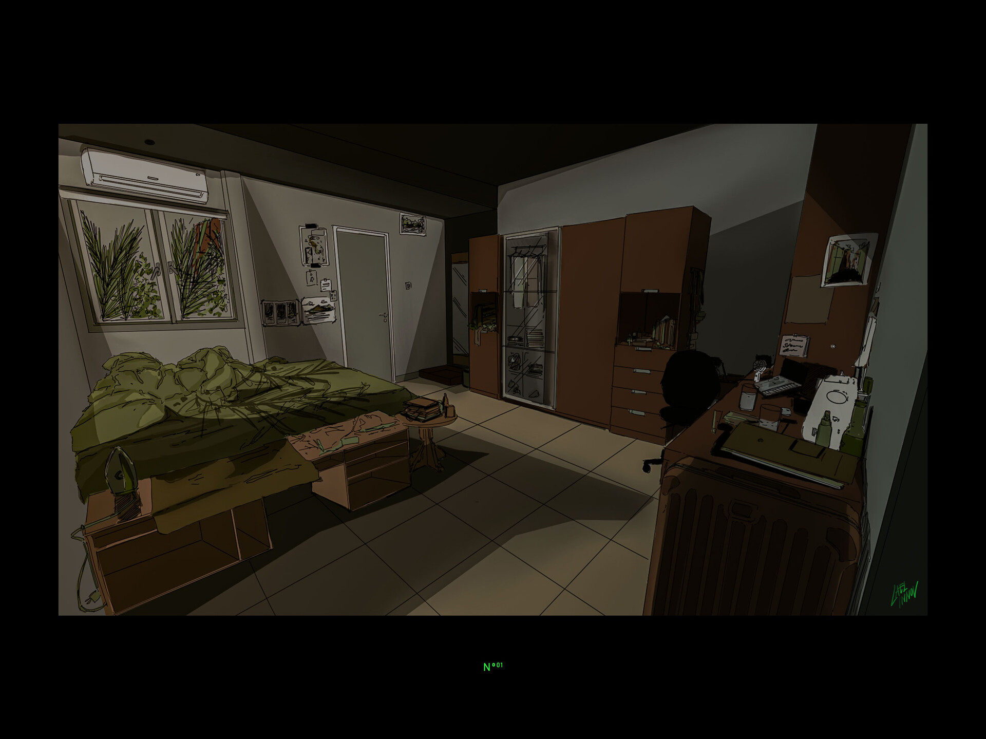 ArtStation - Room illustration 01