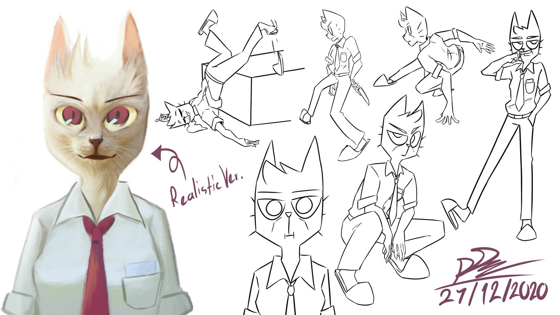 ArtStation - realistic cat