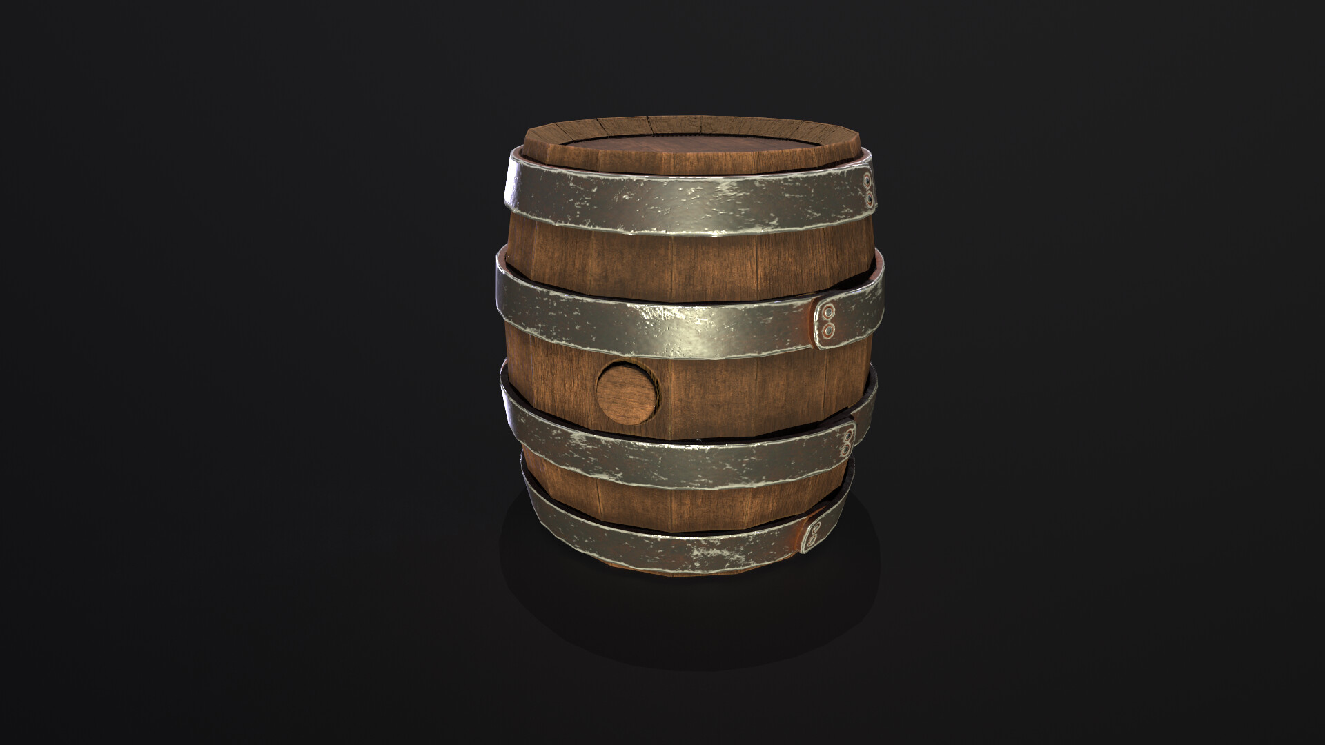 ArtStation - 3D model "Barrel" (LP)