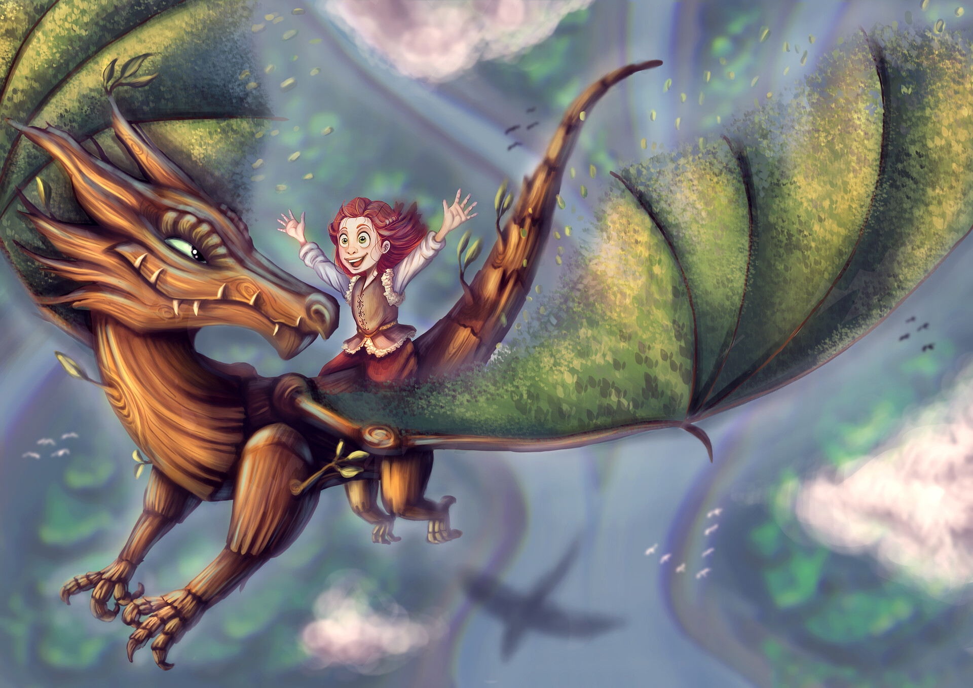 ArtStation - Sandra Rodríguez | Let's fly away