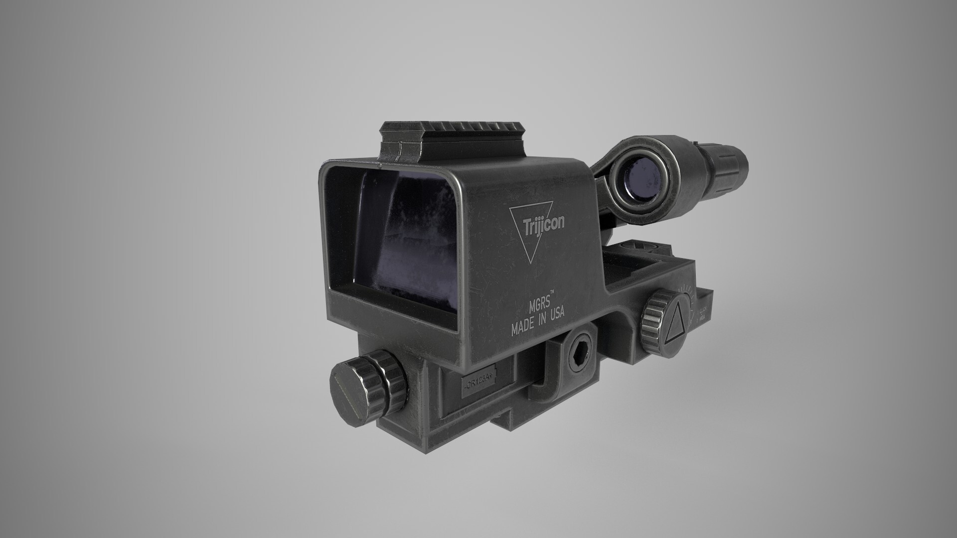 ArtStation - Trijicon MGRS Machine Gun Reflex Sight with Magnifier