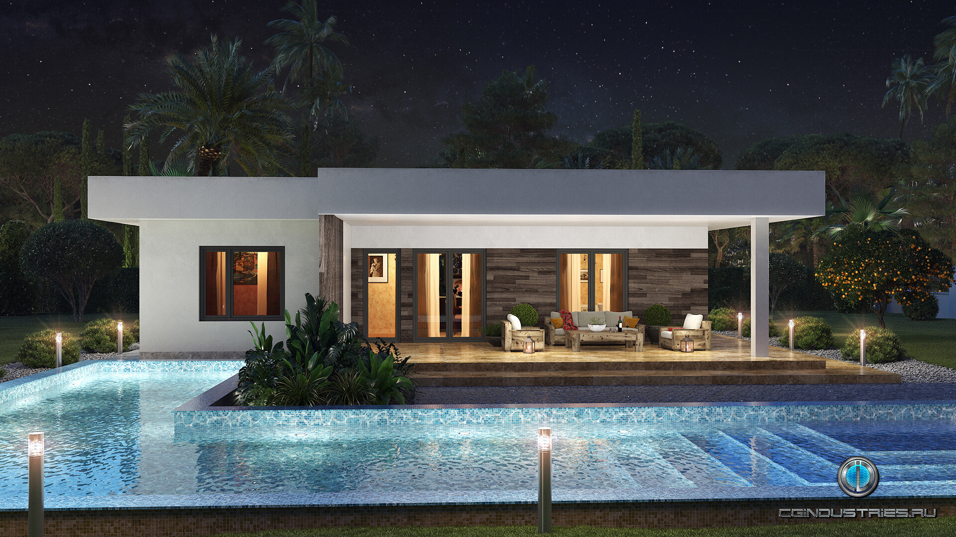 ArtStation - Architectural Visualization of Villa in Spain