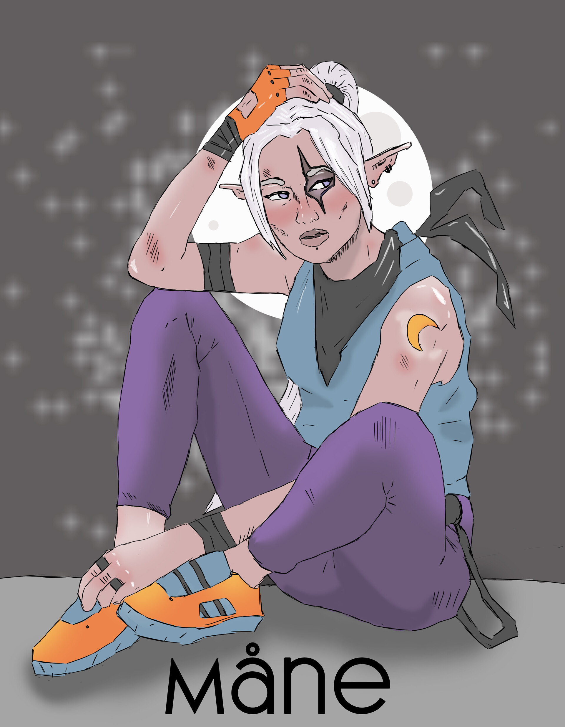 ArtStation - Character Design - Måne