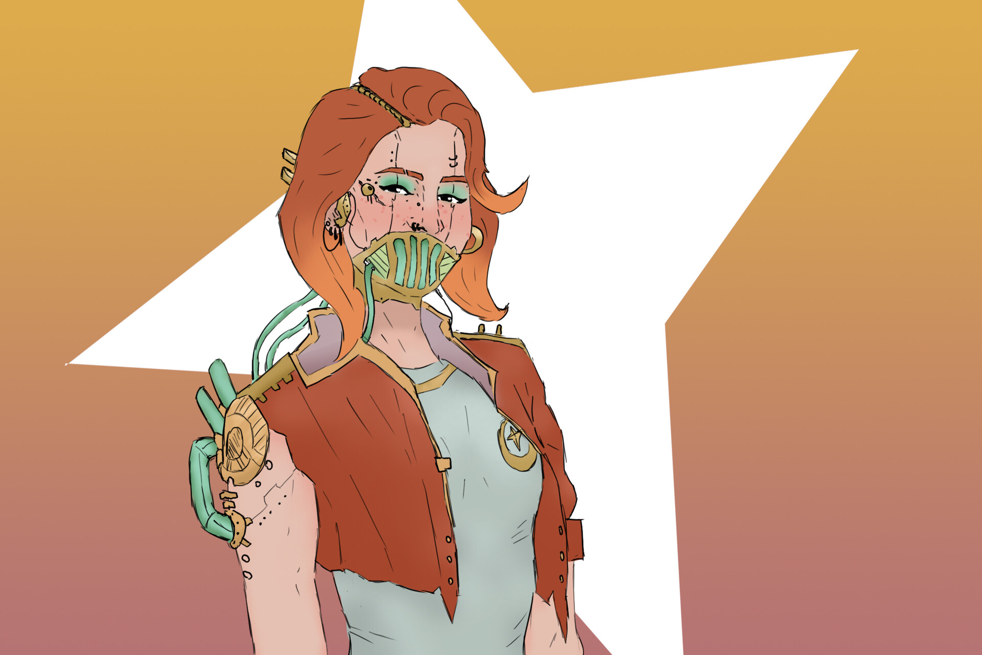 ArtStation - Character design - Ring, the sheriff