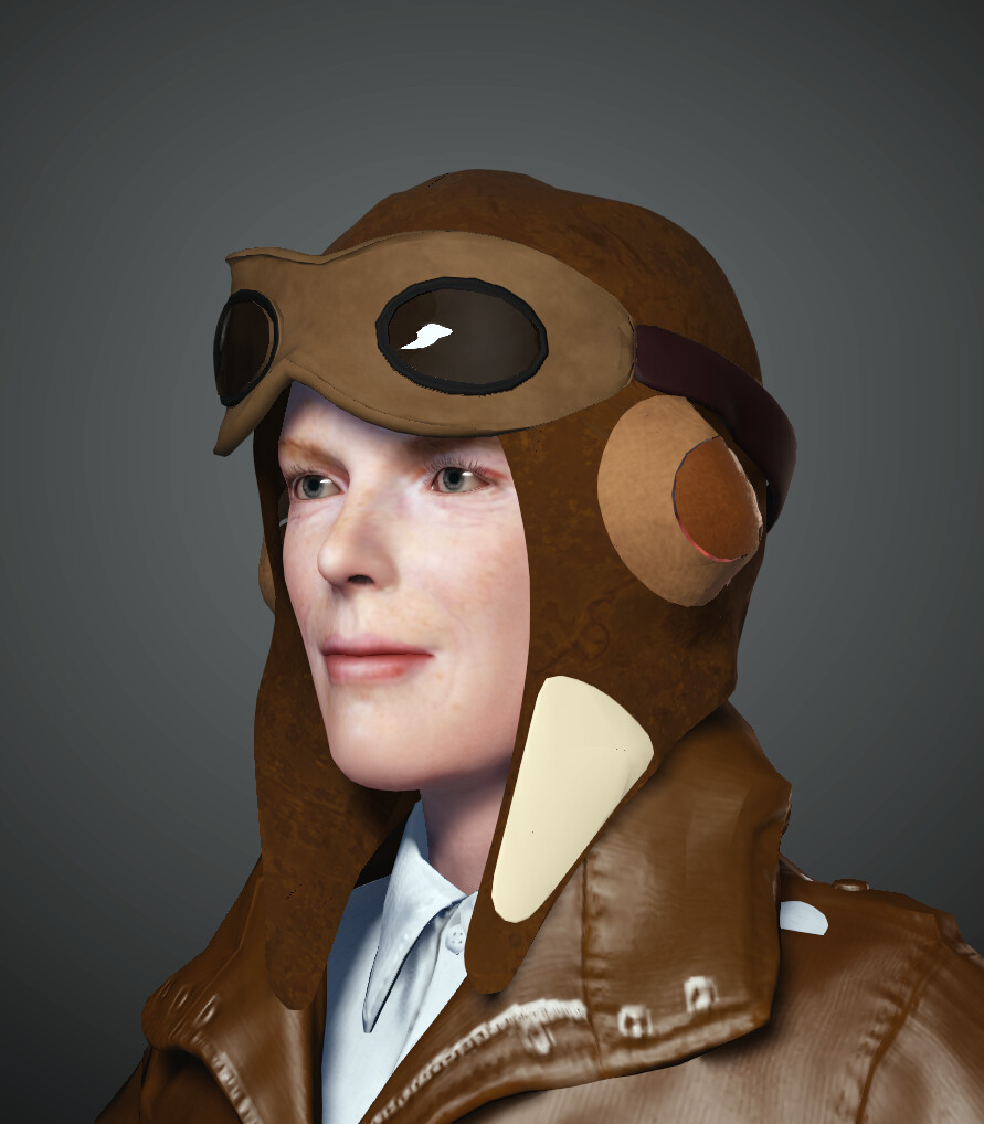 ArtStation - Amelia Earhart