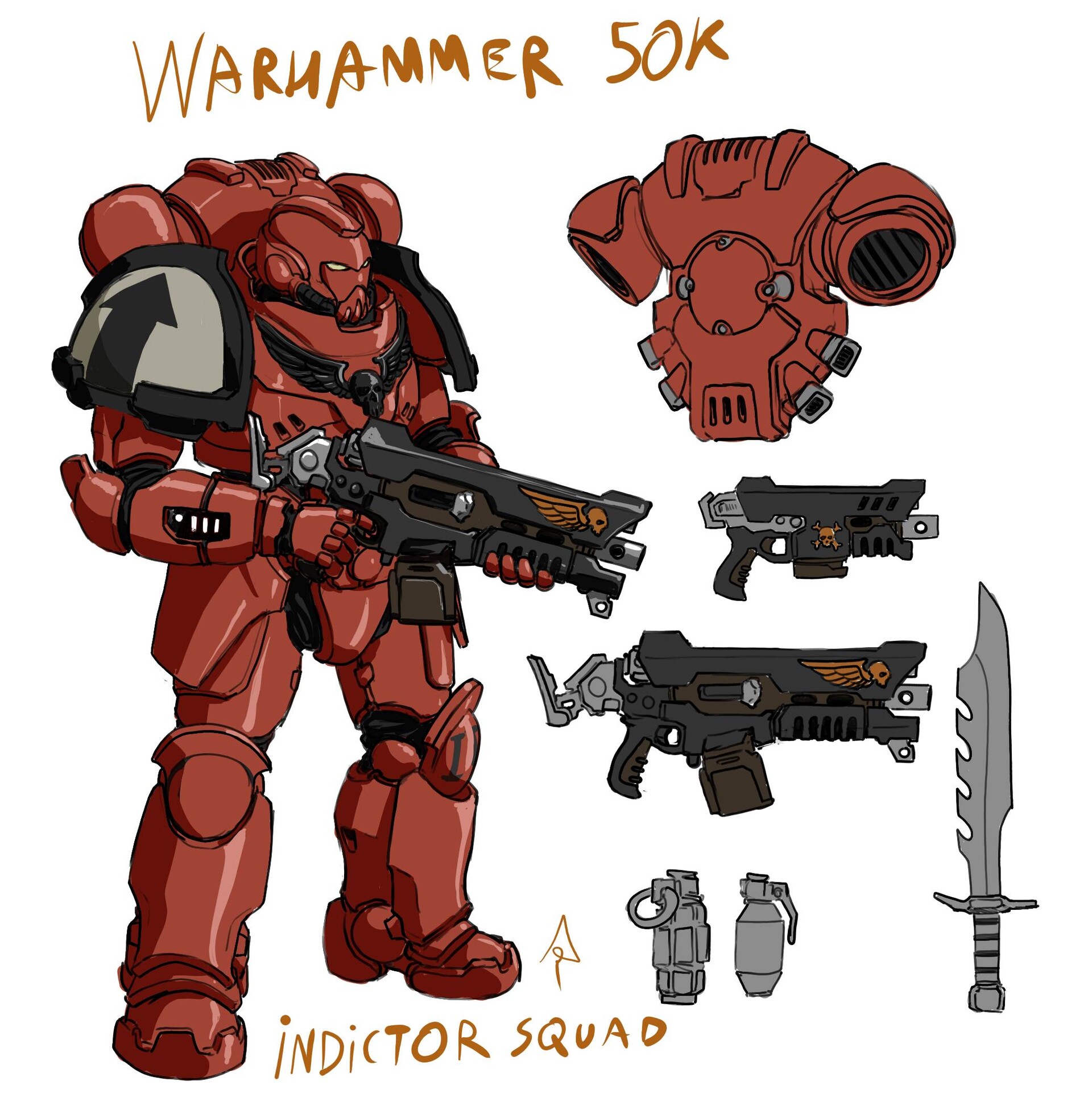 ArtStation - Indictor Marine