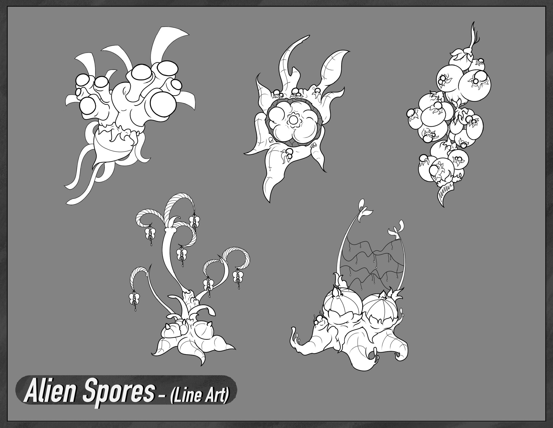 ArtStation - Alien Spores (Process)