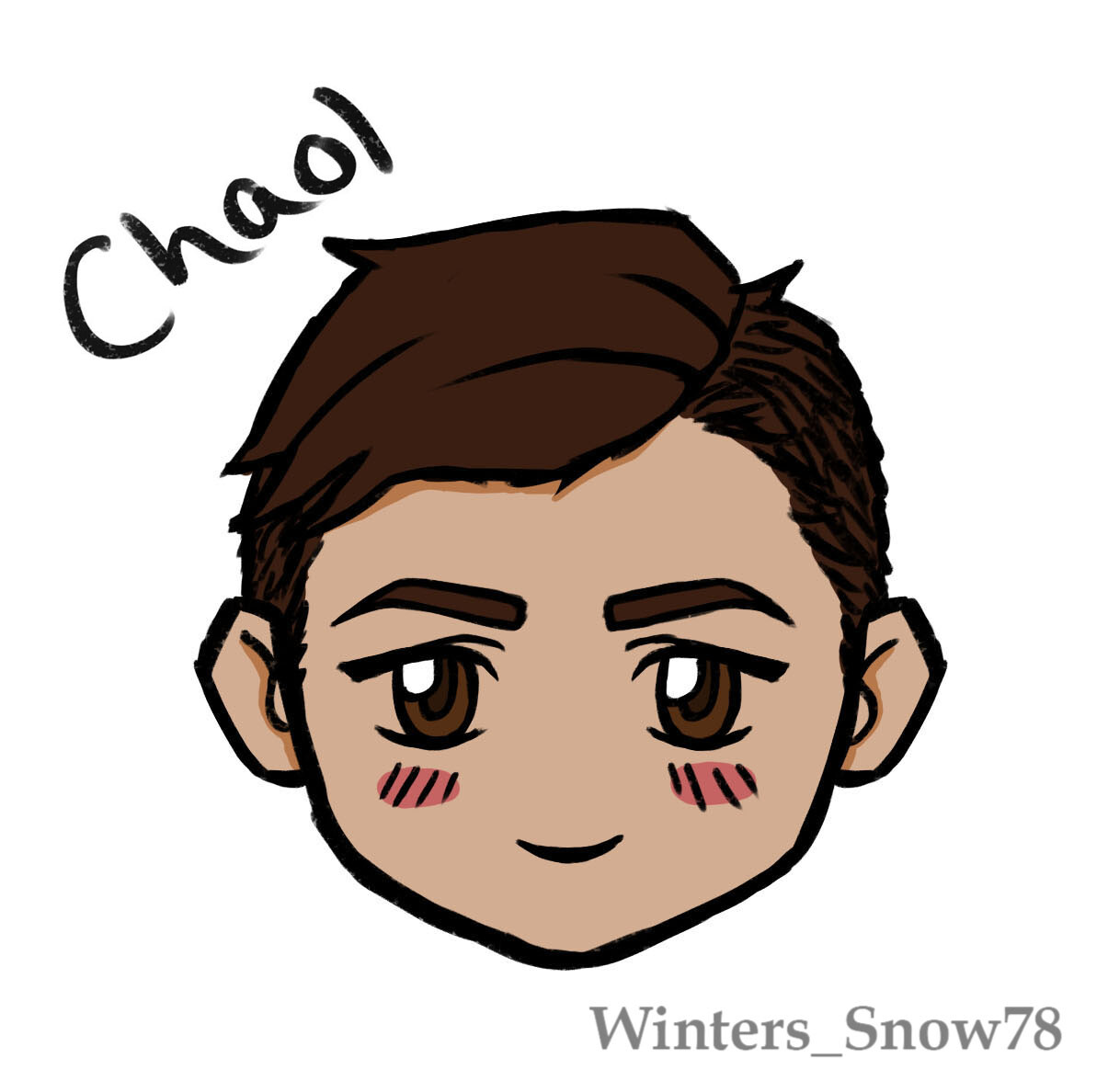 ArtStation - Commission Chibi head - Chaol