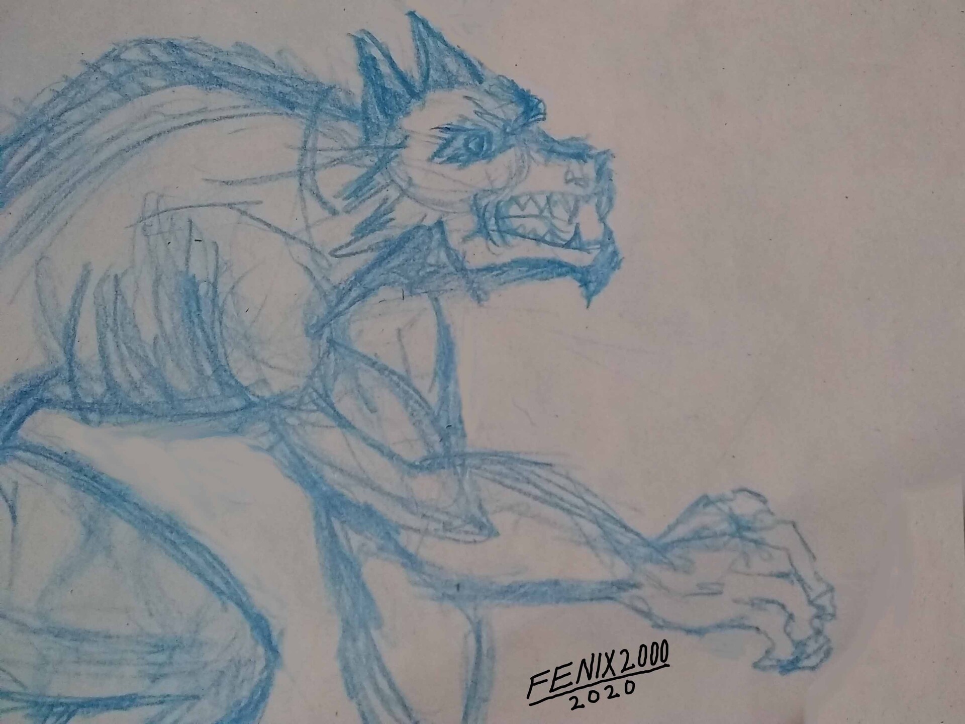 Werewolf Sketches Drawings
