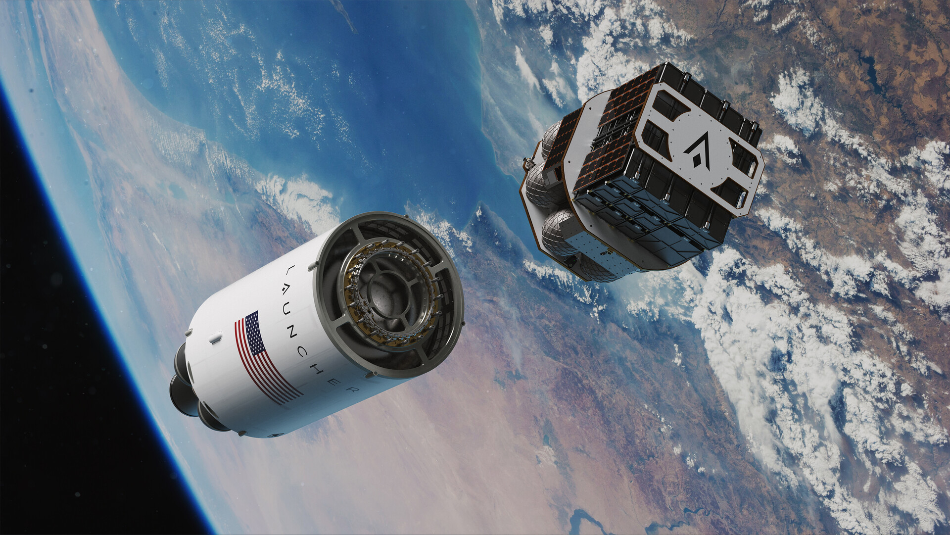 ArtStation - Launcher Orbiter - Modular Cubesat configuration