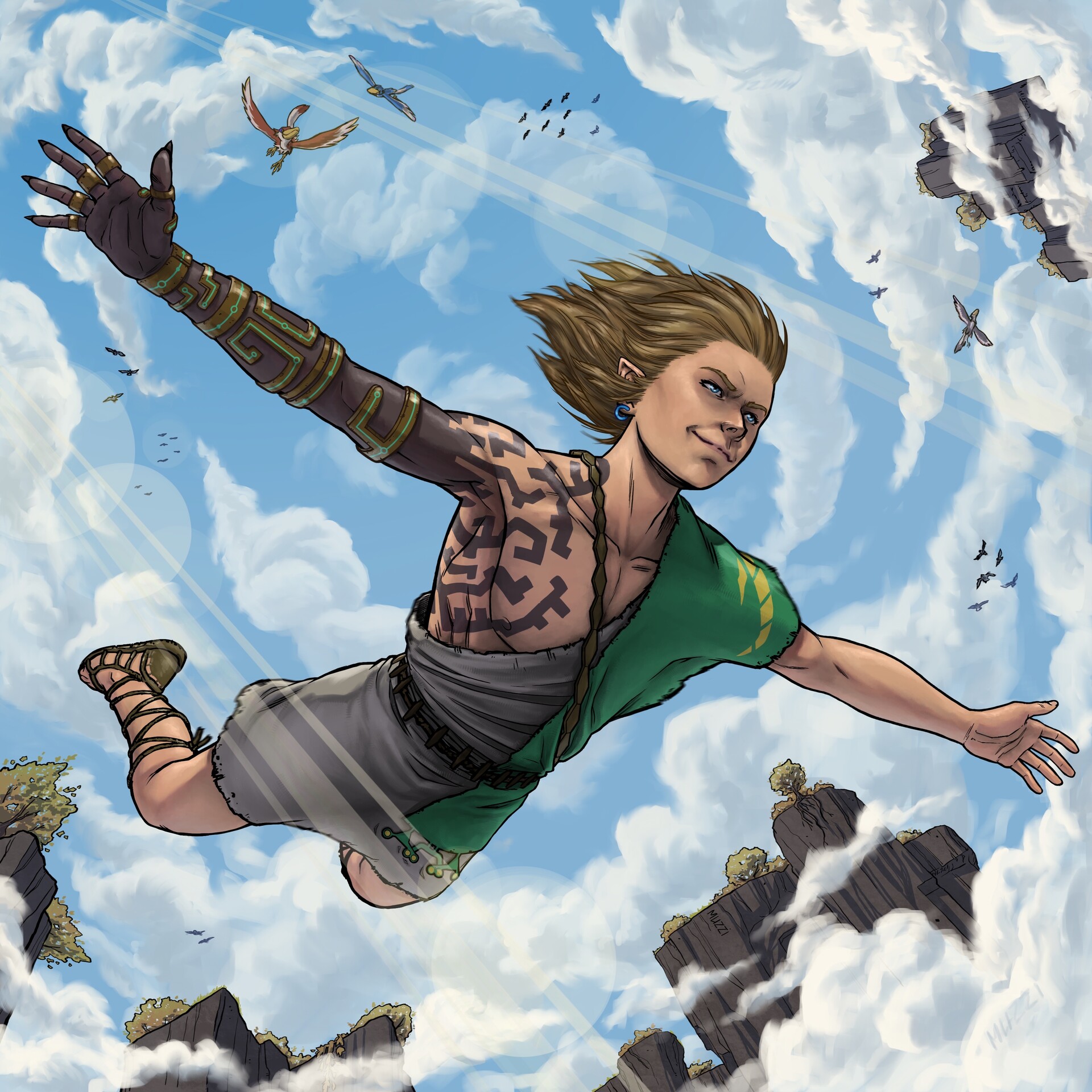 ArtStation - Skydiving Link