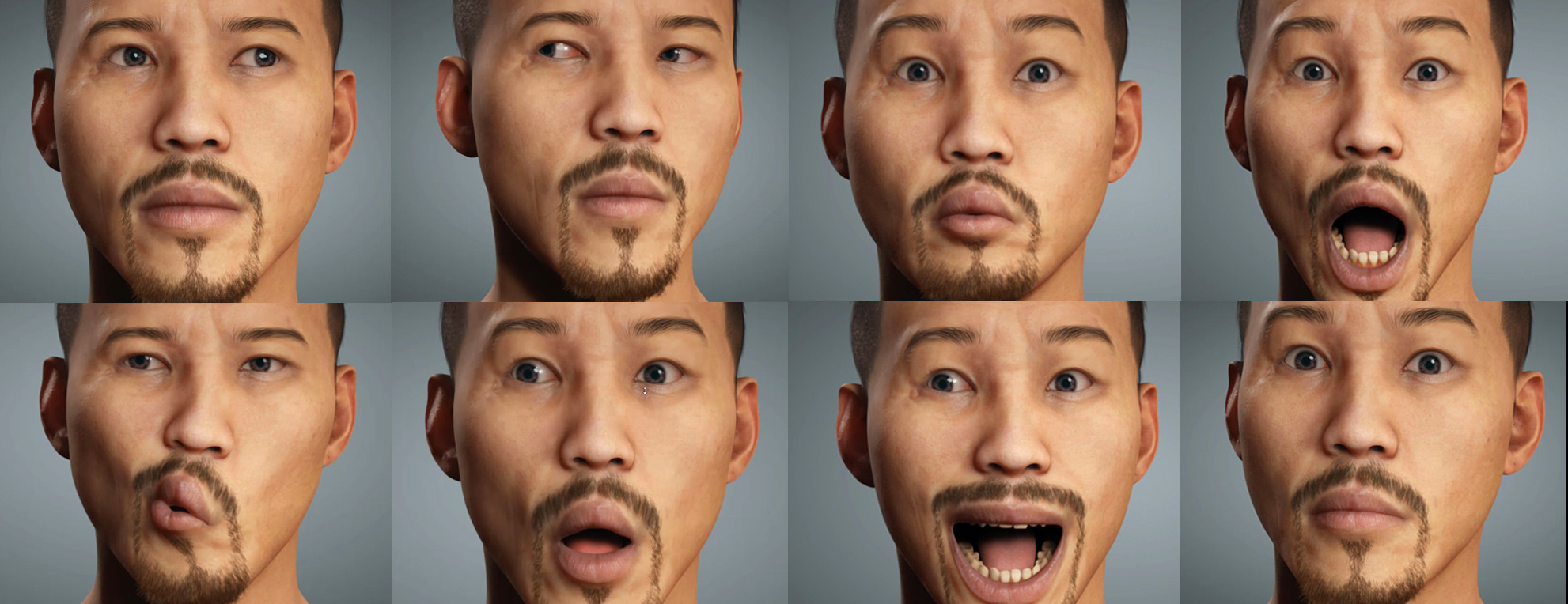 Reallusion Inc. - Asian Man Facial Animation created with iClone ...