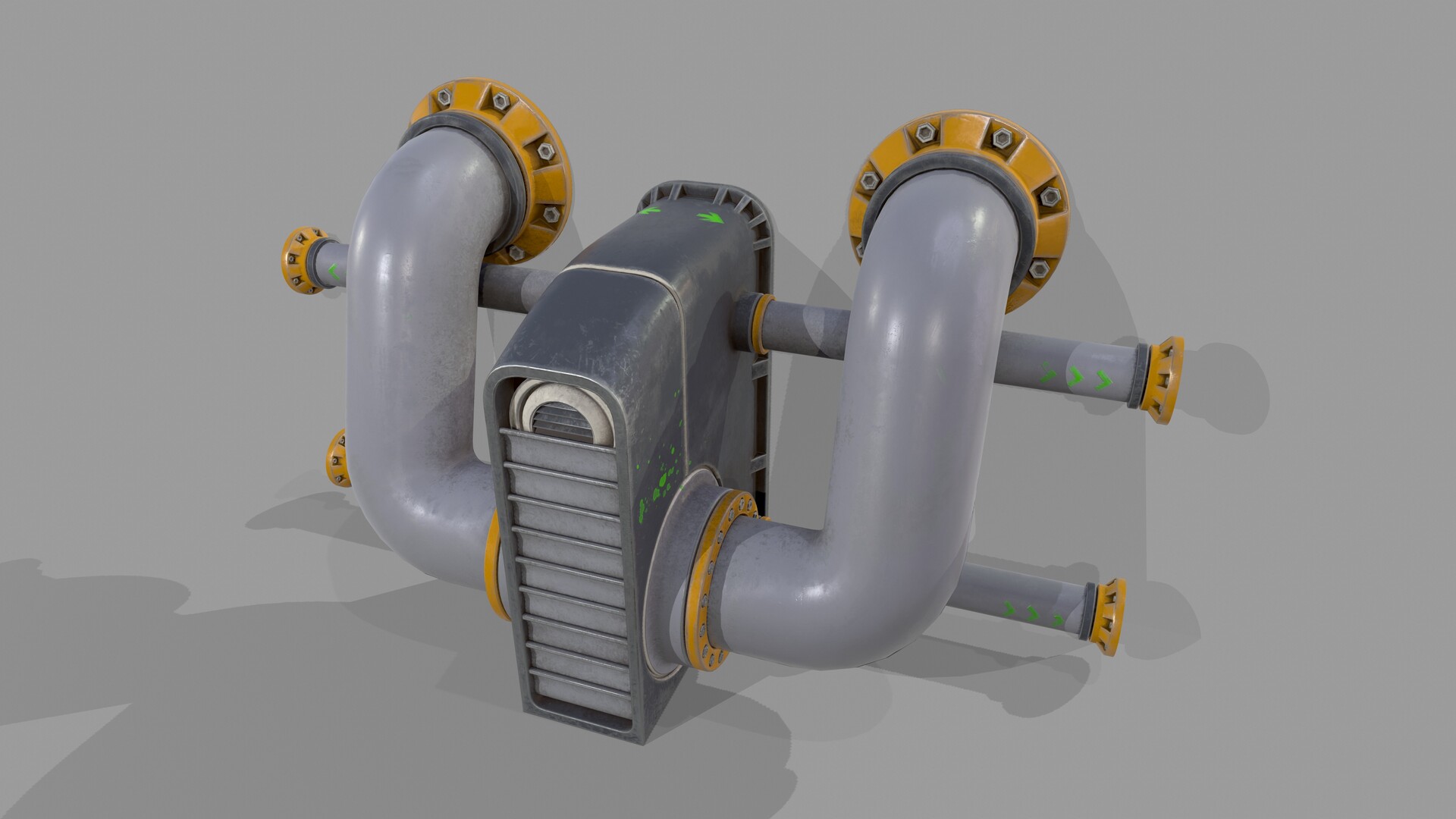 ArtStation - Test Props_1 from Wall Tube Mechanism Props Collection