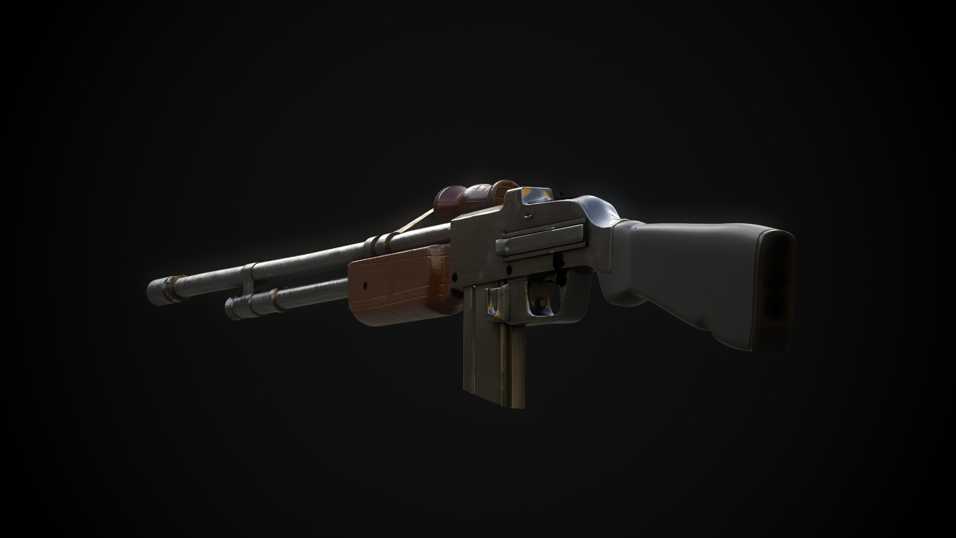 ArtStation - M1918 Browning Automatic Rifle - BAR