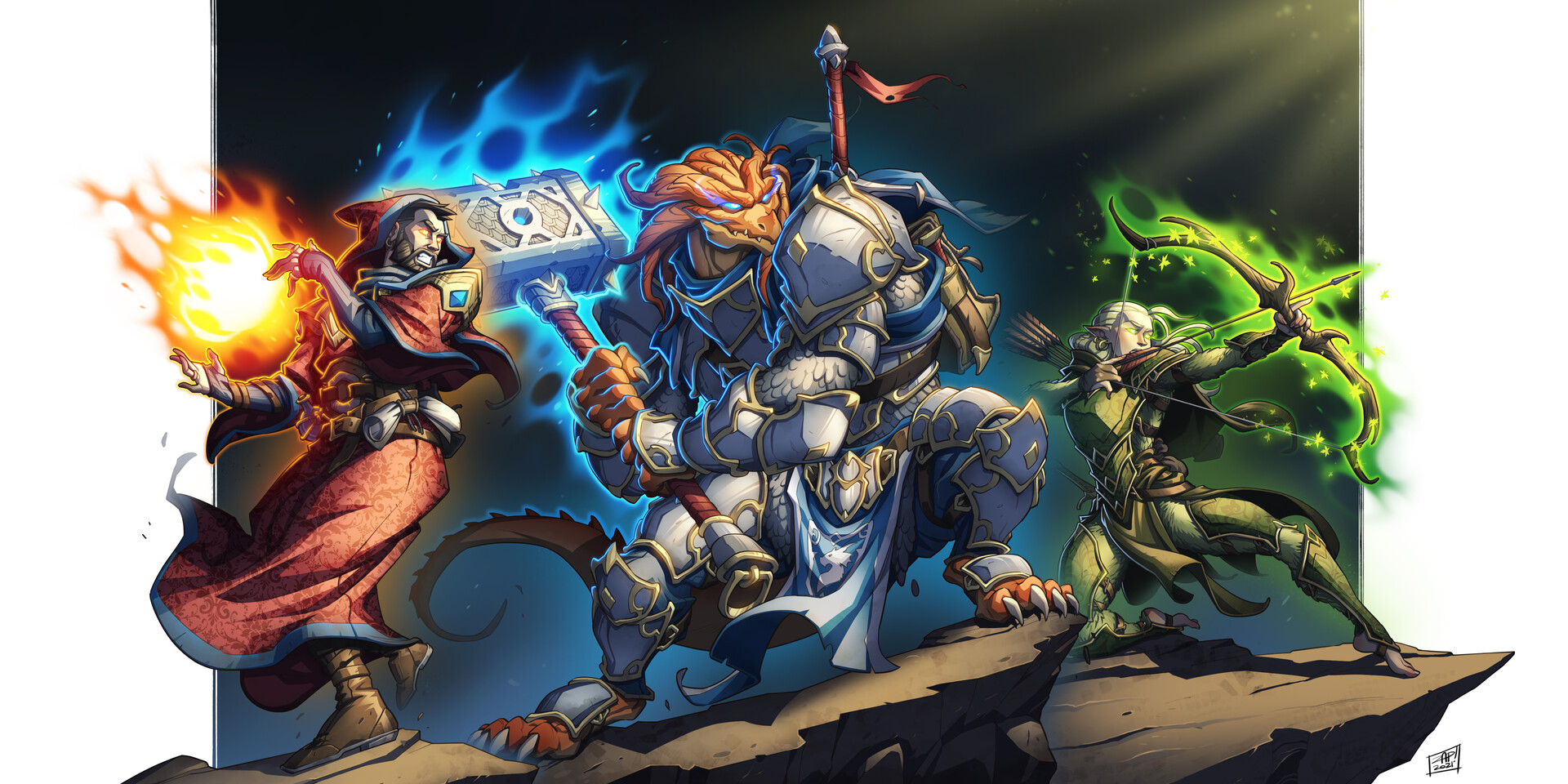 ArtStation - D&D Party