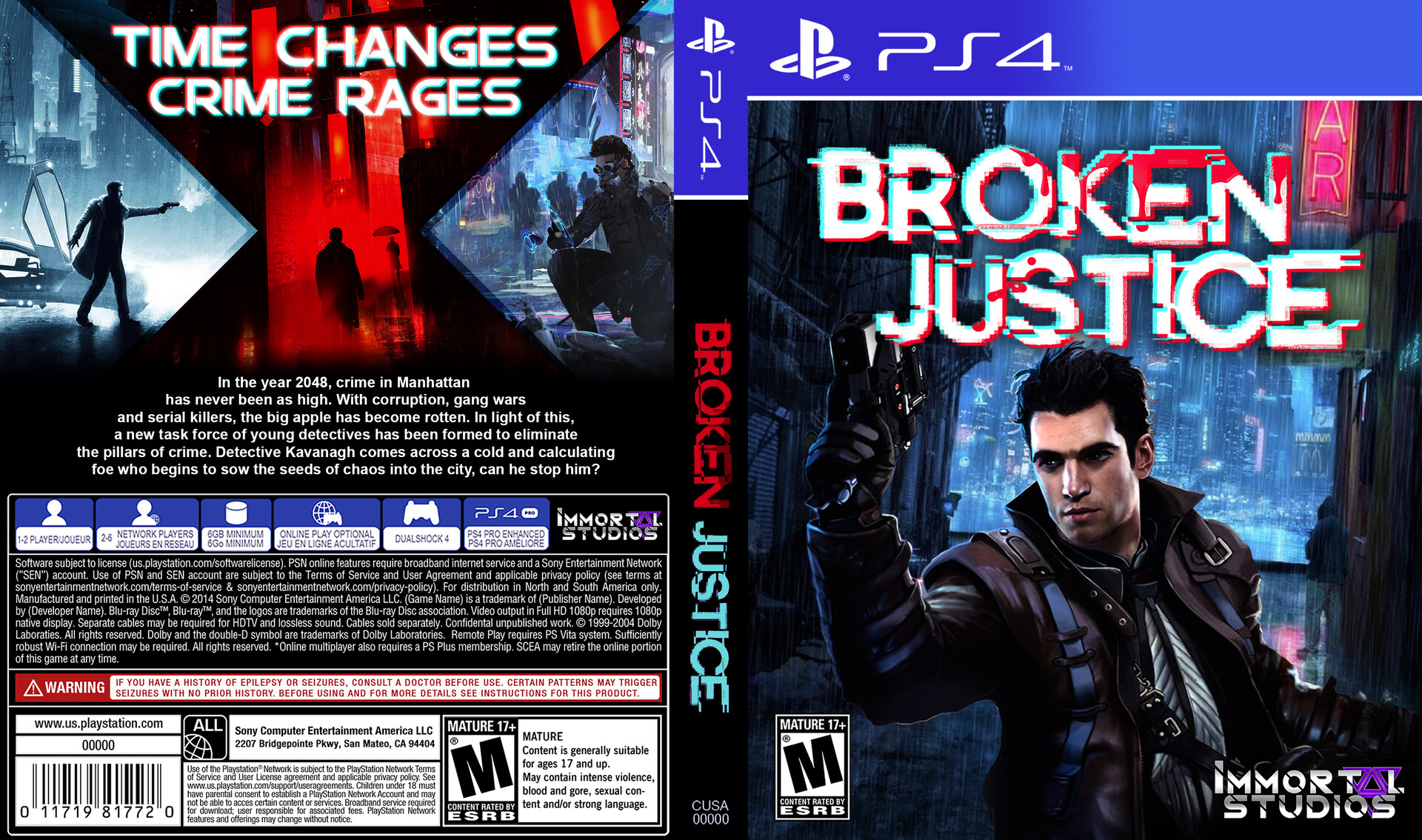 ArtStation - Broken Justice - A PS4 cover concept