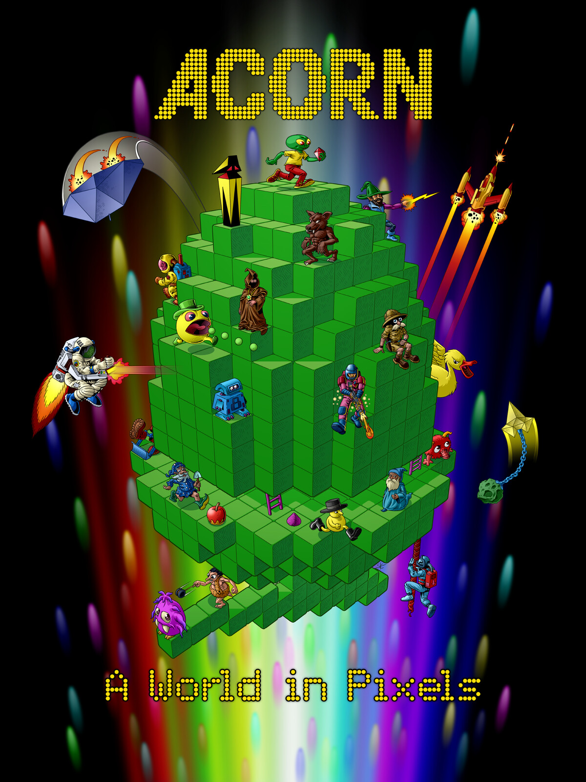 Ste Pickford - Cover art - Acorn A World In Pixels